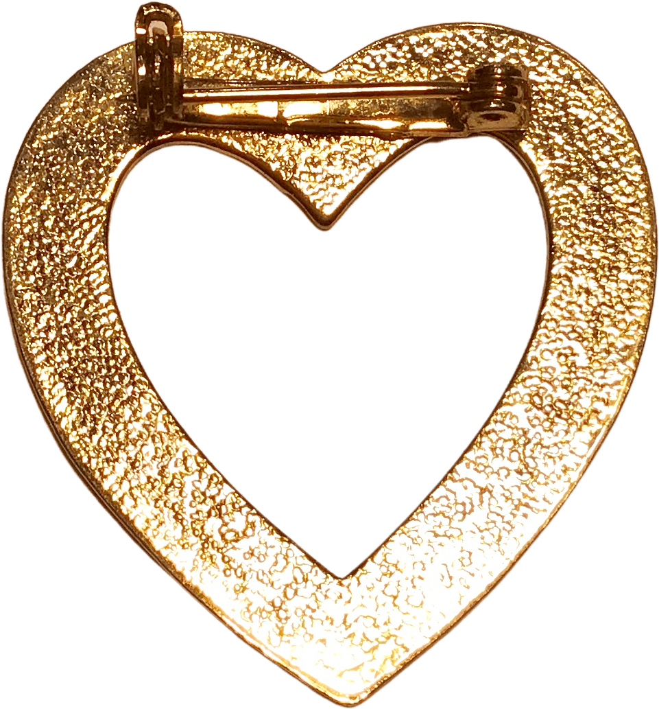 Vintage 80’s Gold Heart Pin | Shop THRILLING