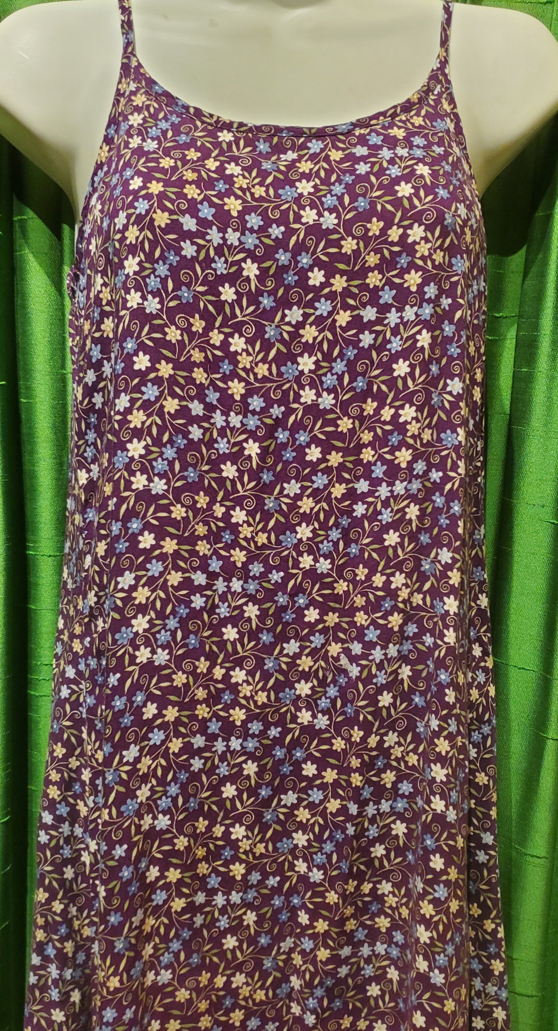 Vintage 90s Purple Floral Grunge Revival Dress By All That Jazz | Shop ...