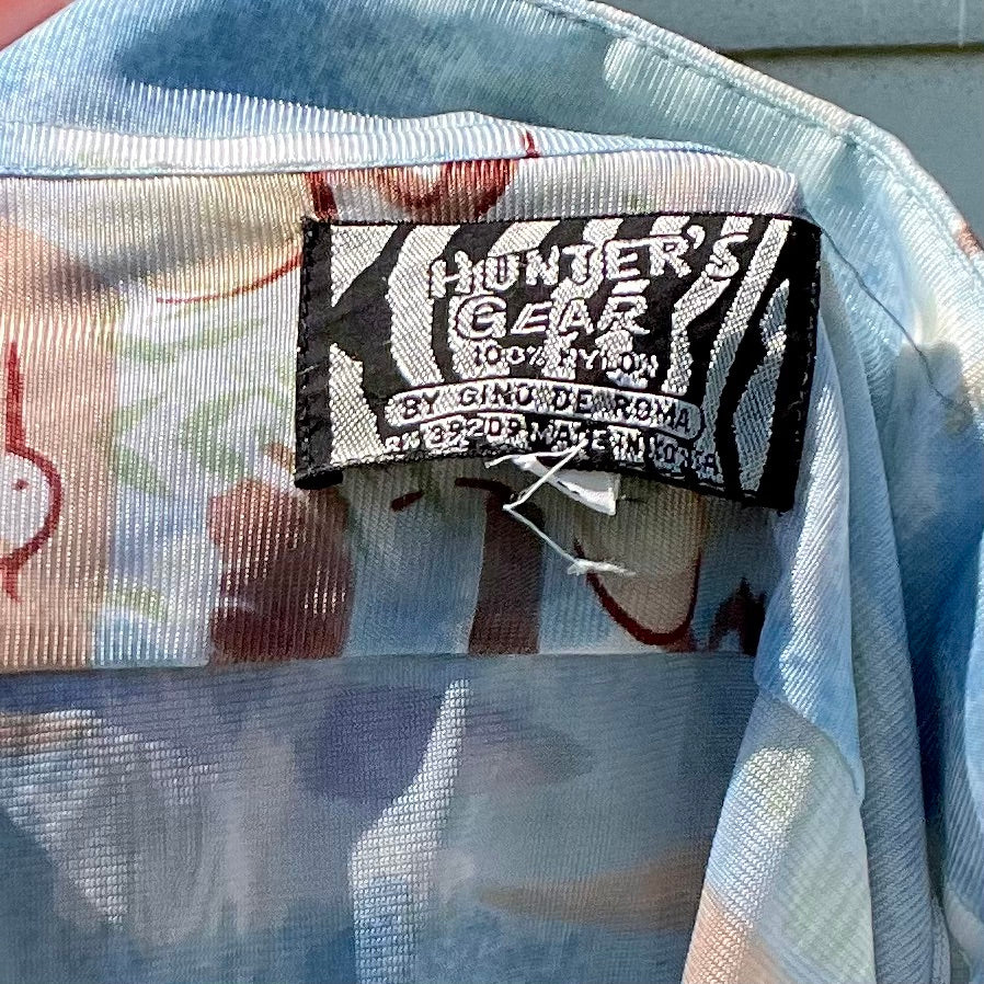 70s/80s Vintage Stork Print Collared Shirt by Hunter's Gear | Shop ...