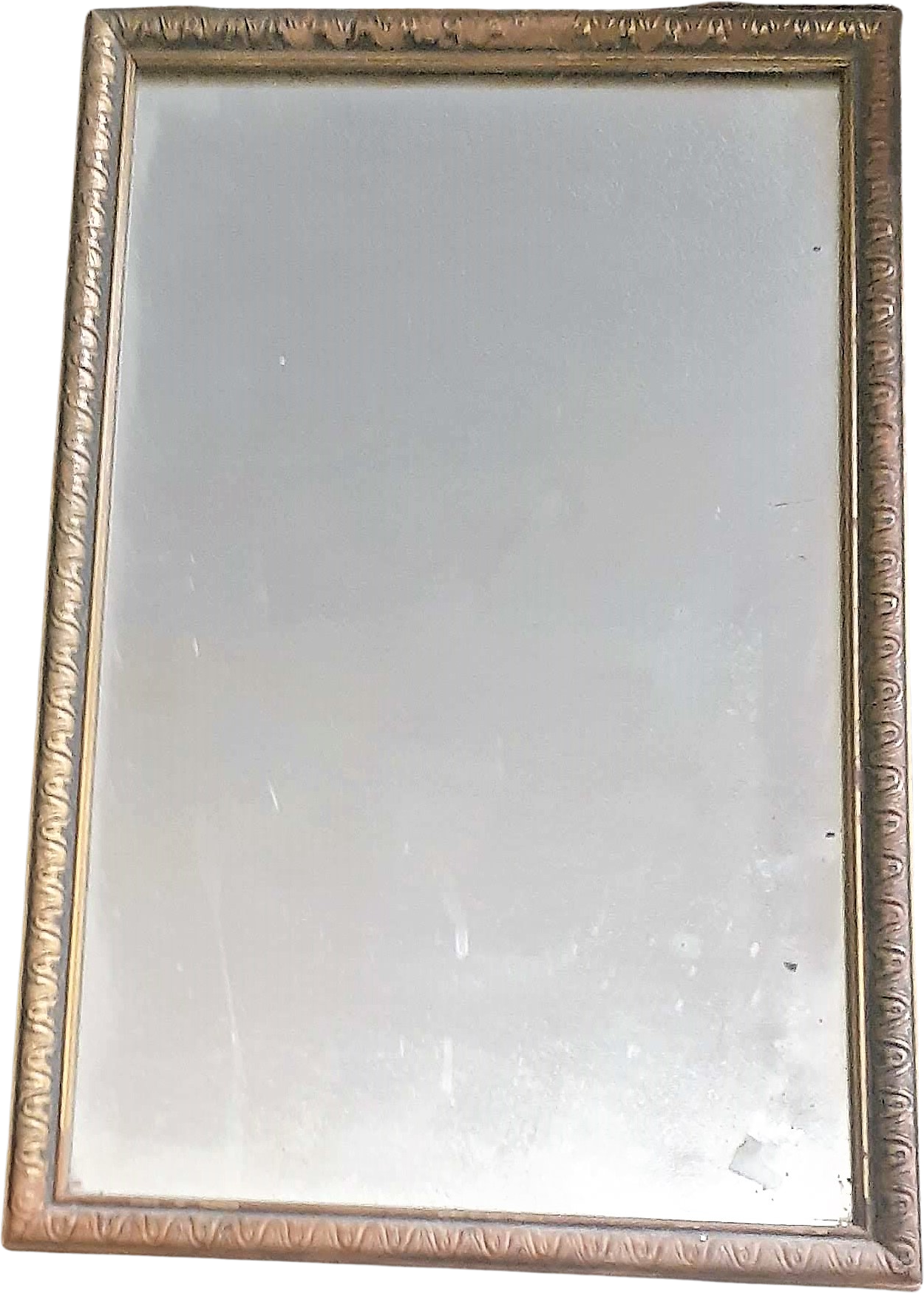 40s Hand Carved Vintage Wood Framed Wall Mirror By Antique Carved Wood ...