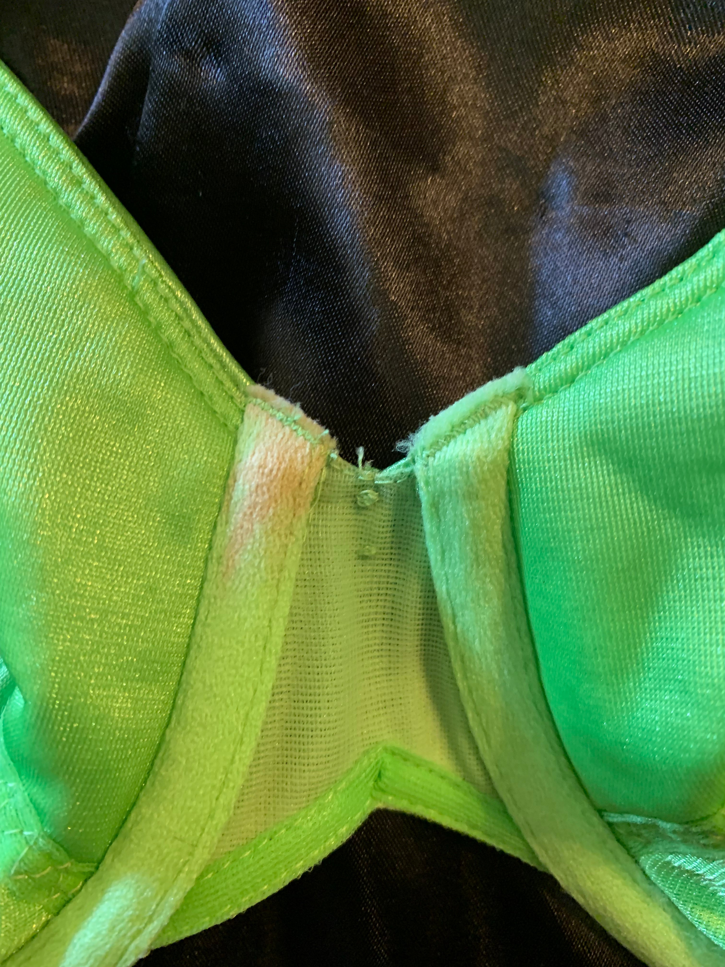 Vintage Bright Lime Green Bra by Fredericks of Hollywood | Shop THRILLING