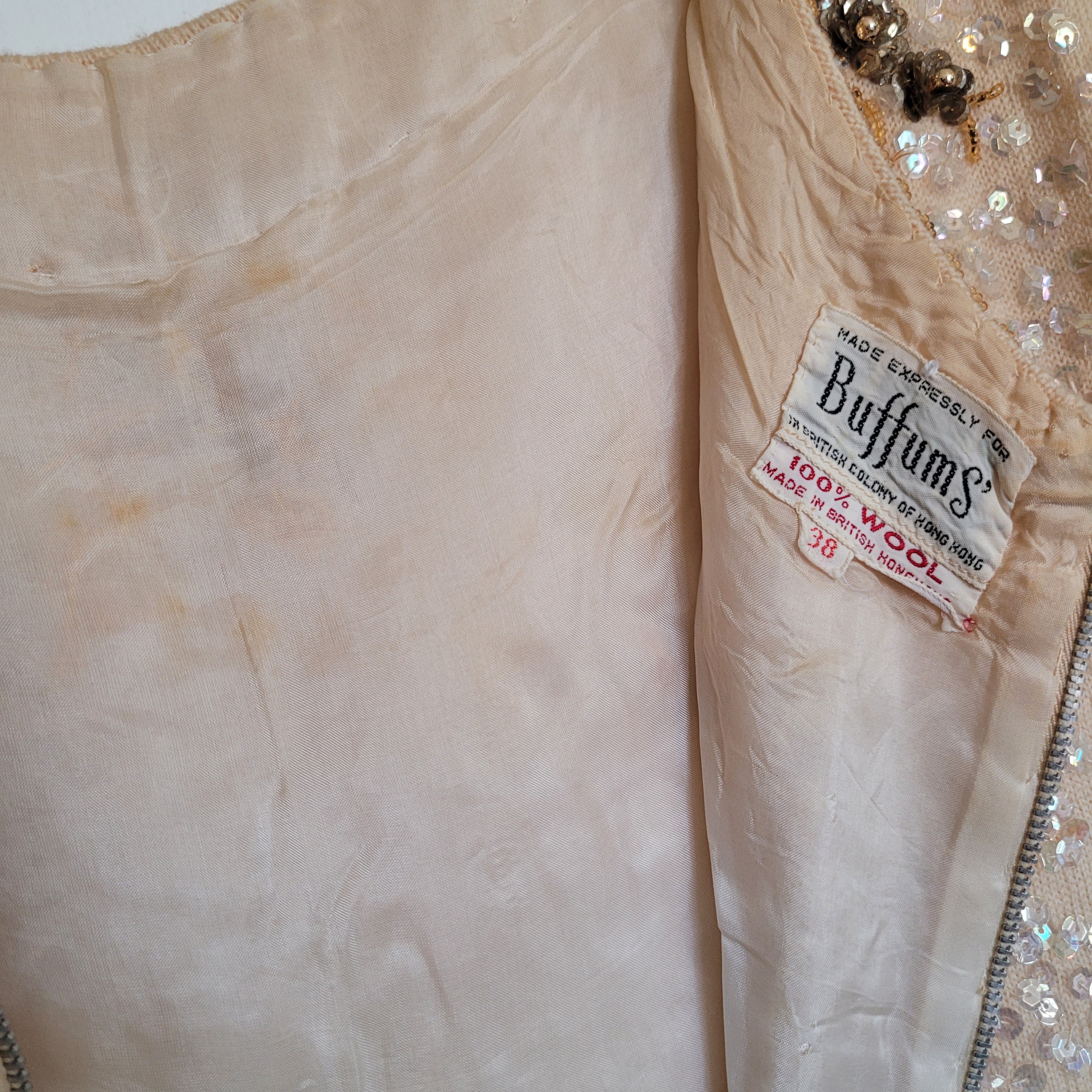 60s Vintage Sequin Embellished Wool Tank By Buffum's | Shop THRILLING