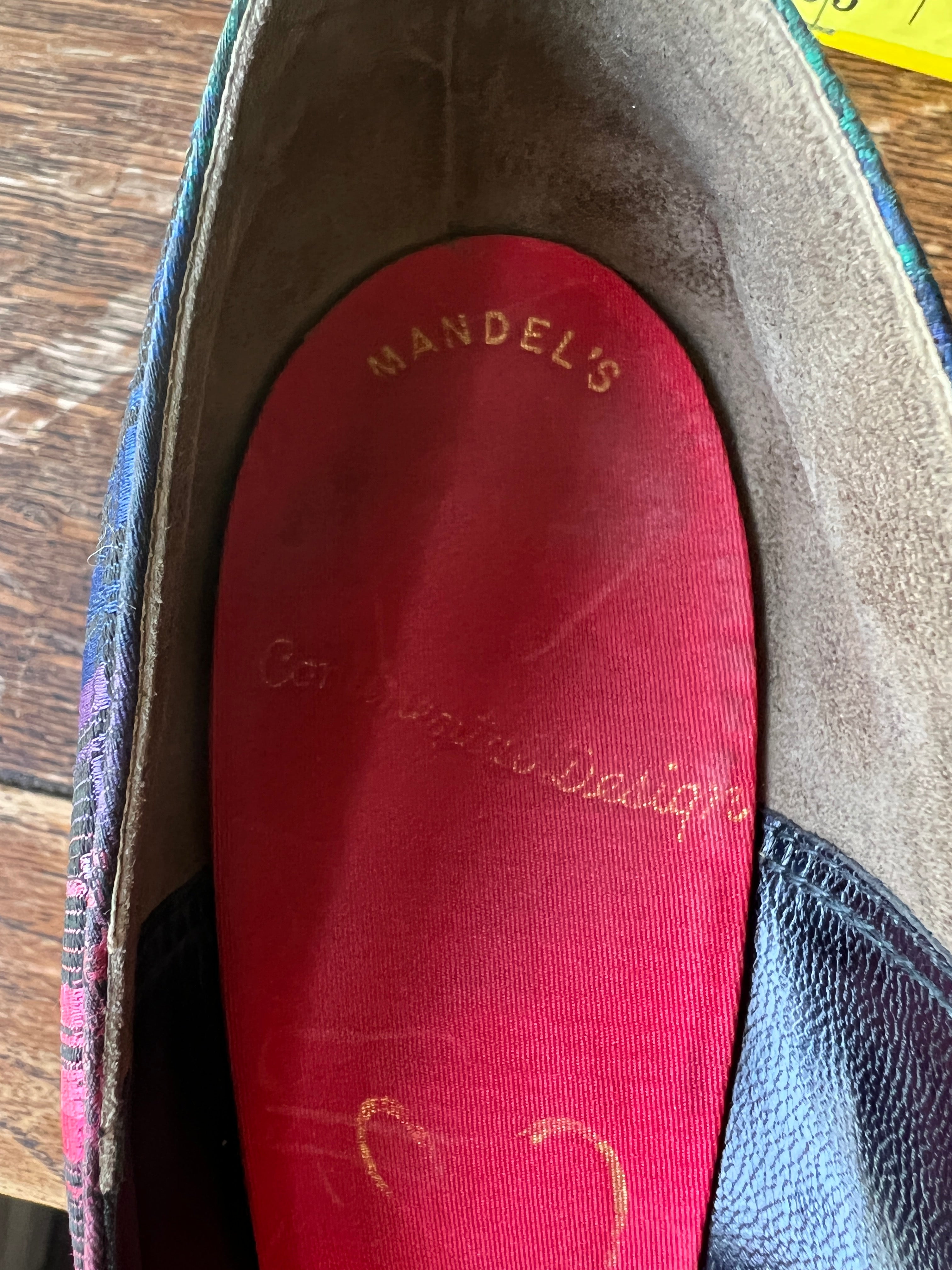 Vintage 50s Rainbow Silk Woven Pump By Mandel's | Shop THRILLING