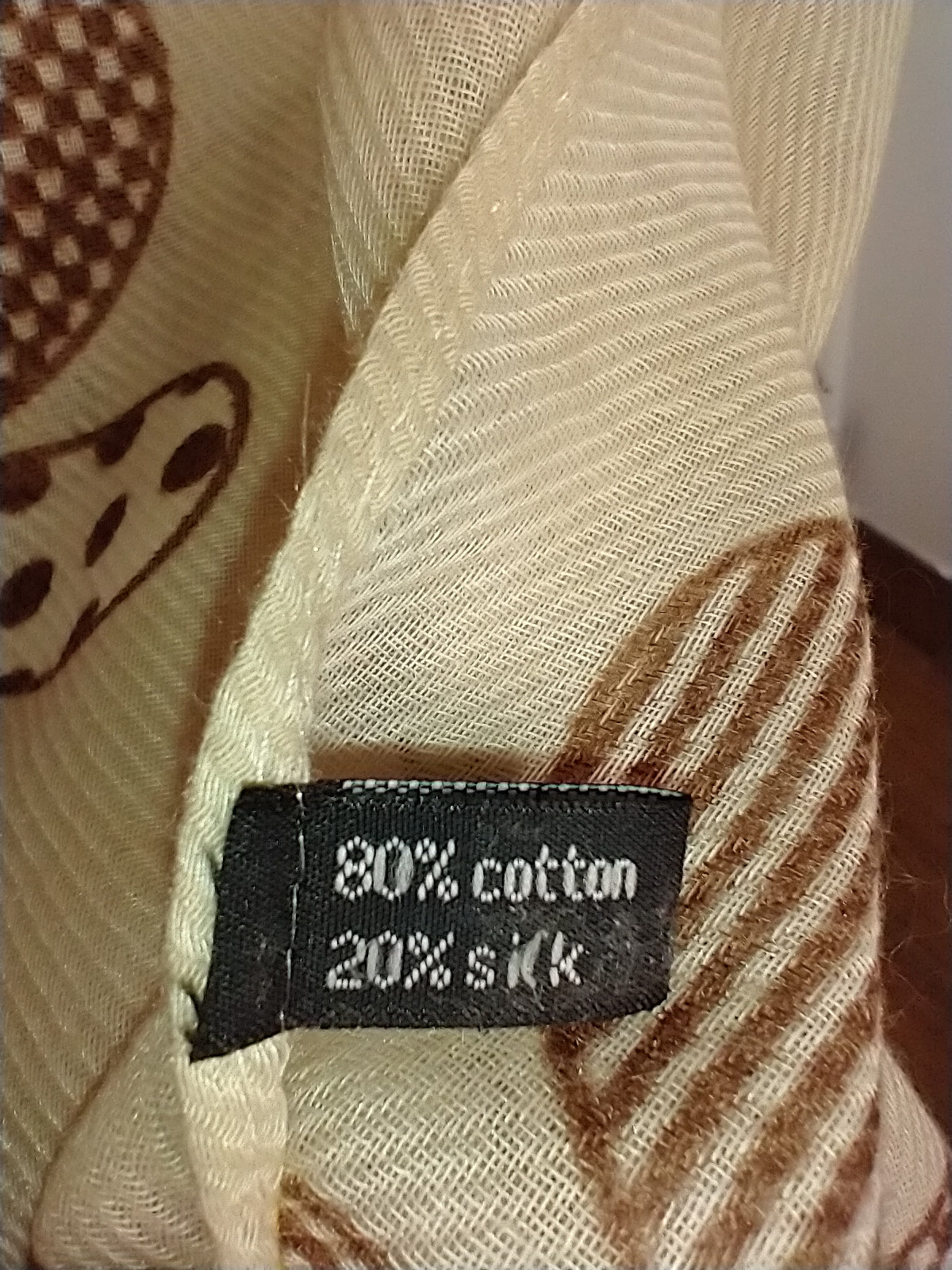 Vintage Flower Power Silk Cotton Blend Shawl | Shop THRILLING