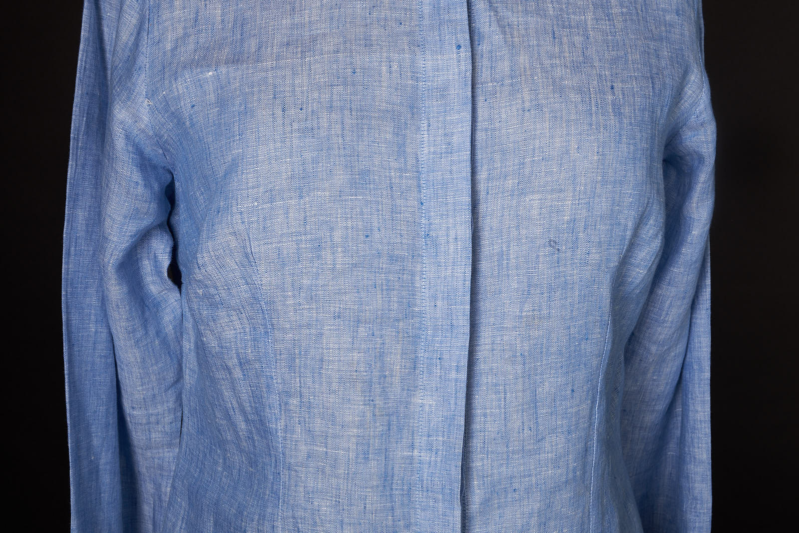 90s Vintage Mario Romano Blue Linen Shirt By Mario Romano | Shop THRILLING