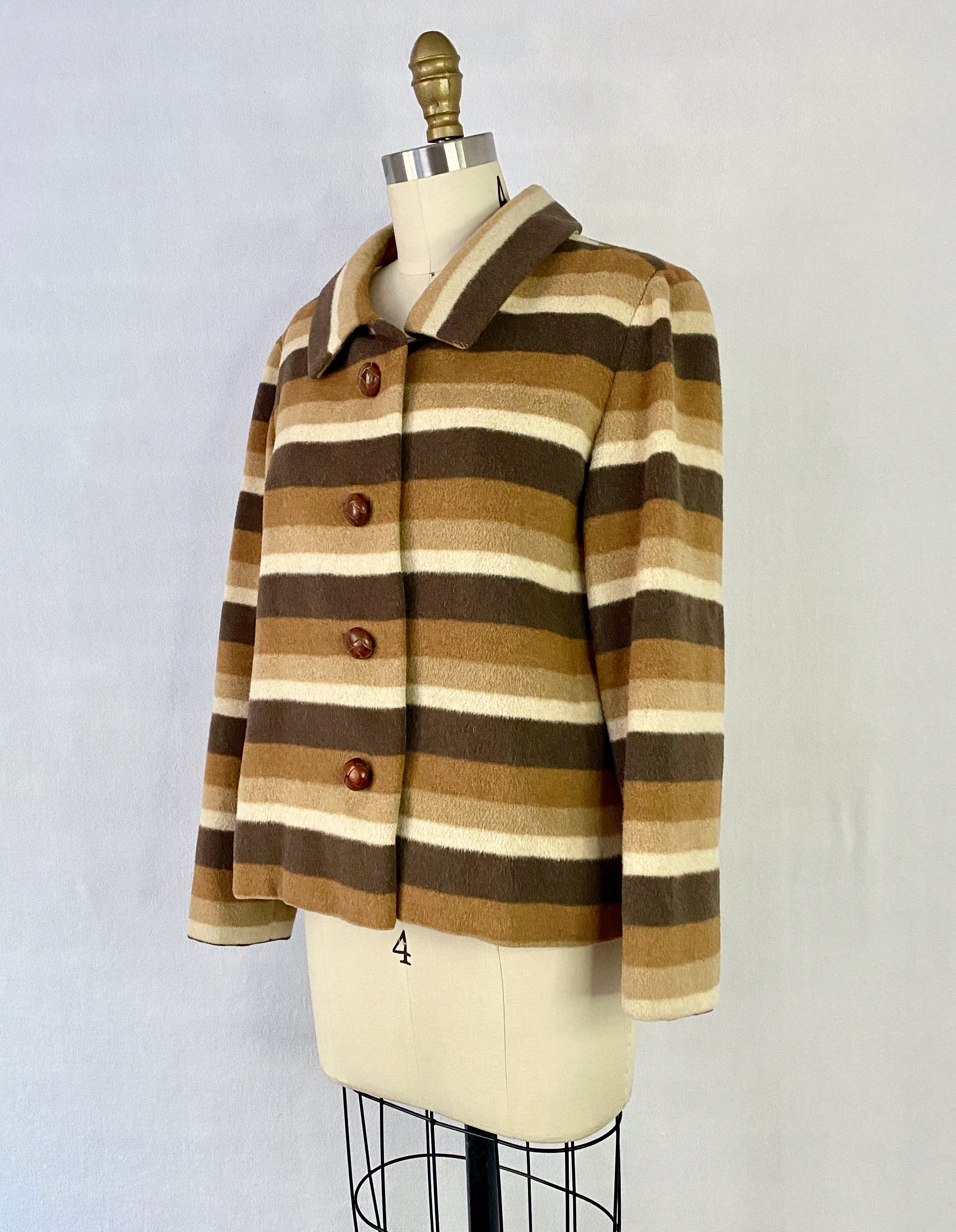 Vintage 60s Striped Mod Jacket | Shop THRILLING