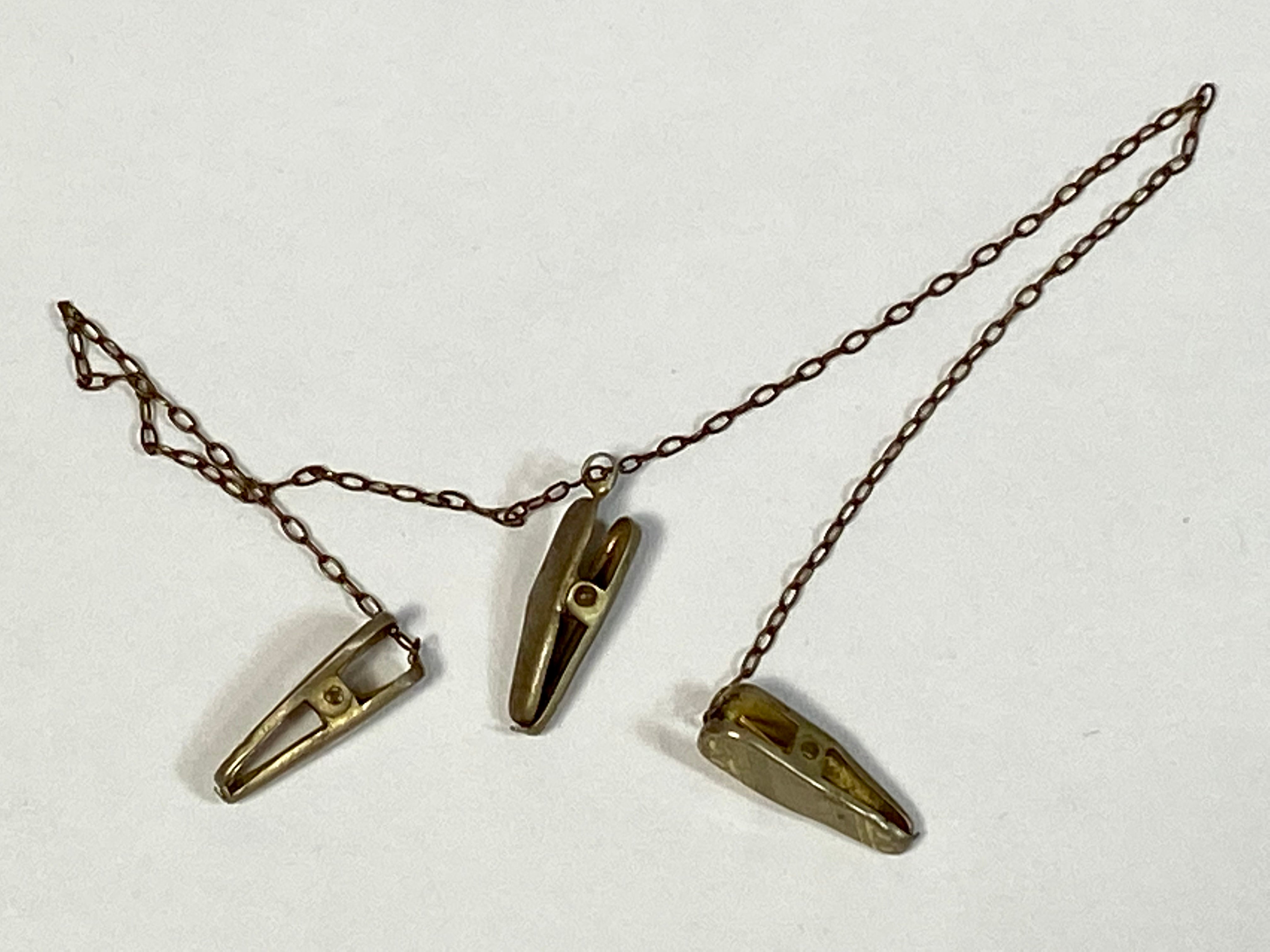 Vintage Victorian Stylized Tiny Triple Collar Clip -on-chain Set | Shop ...