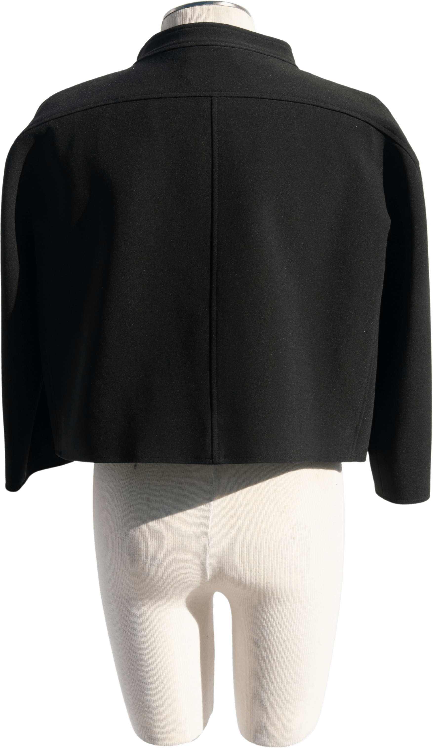 Vintage 90's Does 60's Black Cropped Nylon Jacket by Courreges | Shop ...