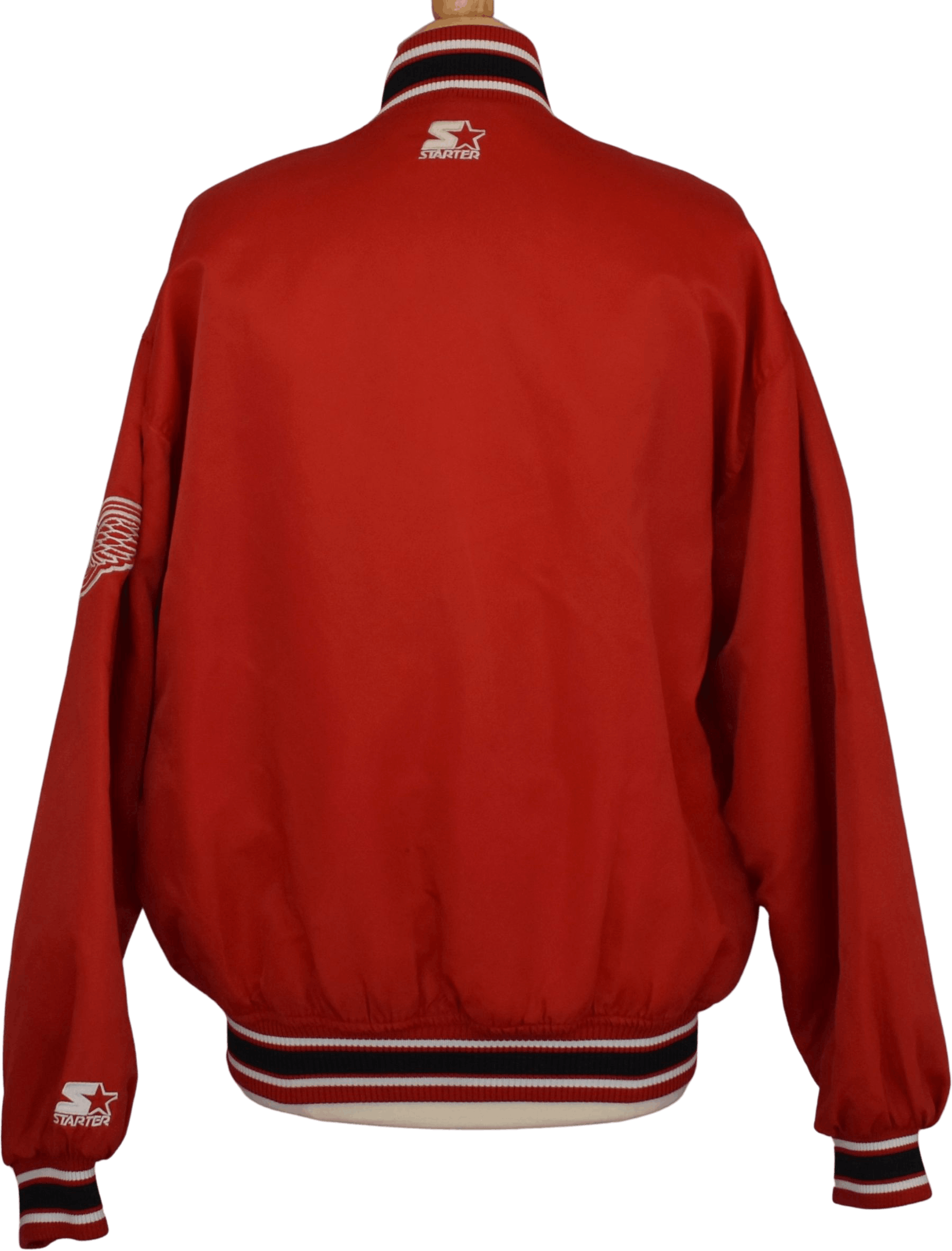 Vintage 80's Detroit Red Wings Satin Jacket by Starter | Shop THRILLING