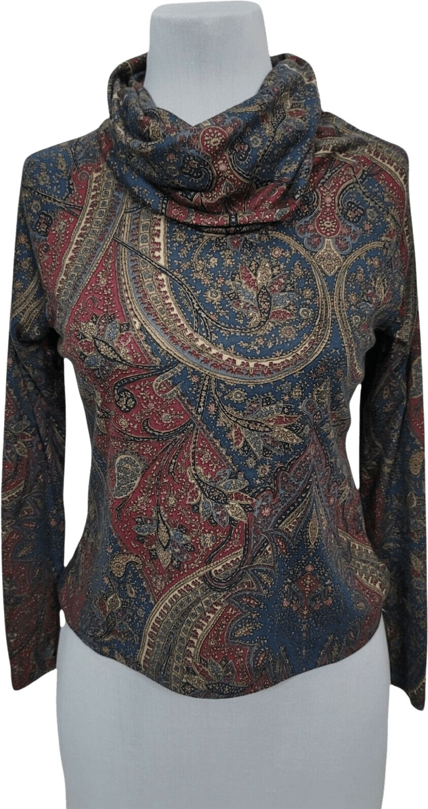 Vintage 80’s Boho Mandala Pattern Turtleneck Sweater Top by Koos | Shop ...