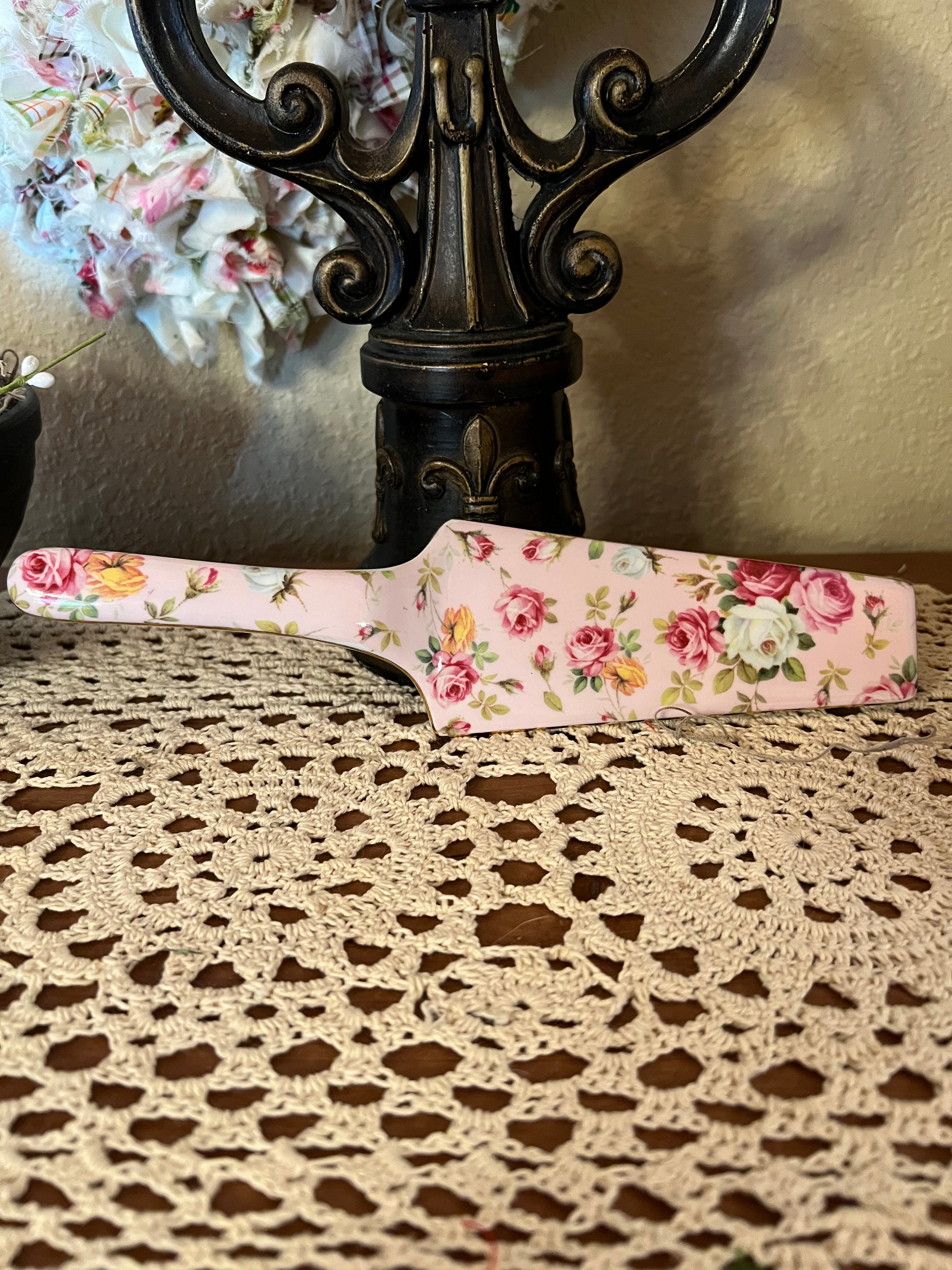 Vintage Pink Chintz China Cake Plate Server By Royal Danube | Shop ...