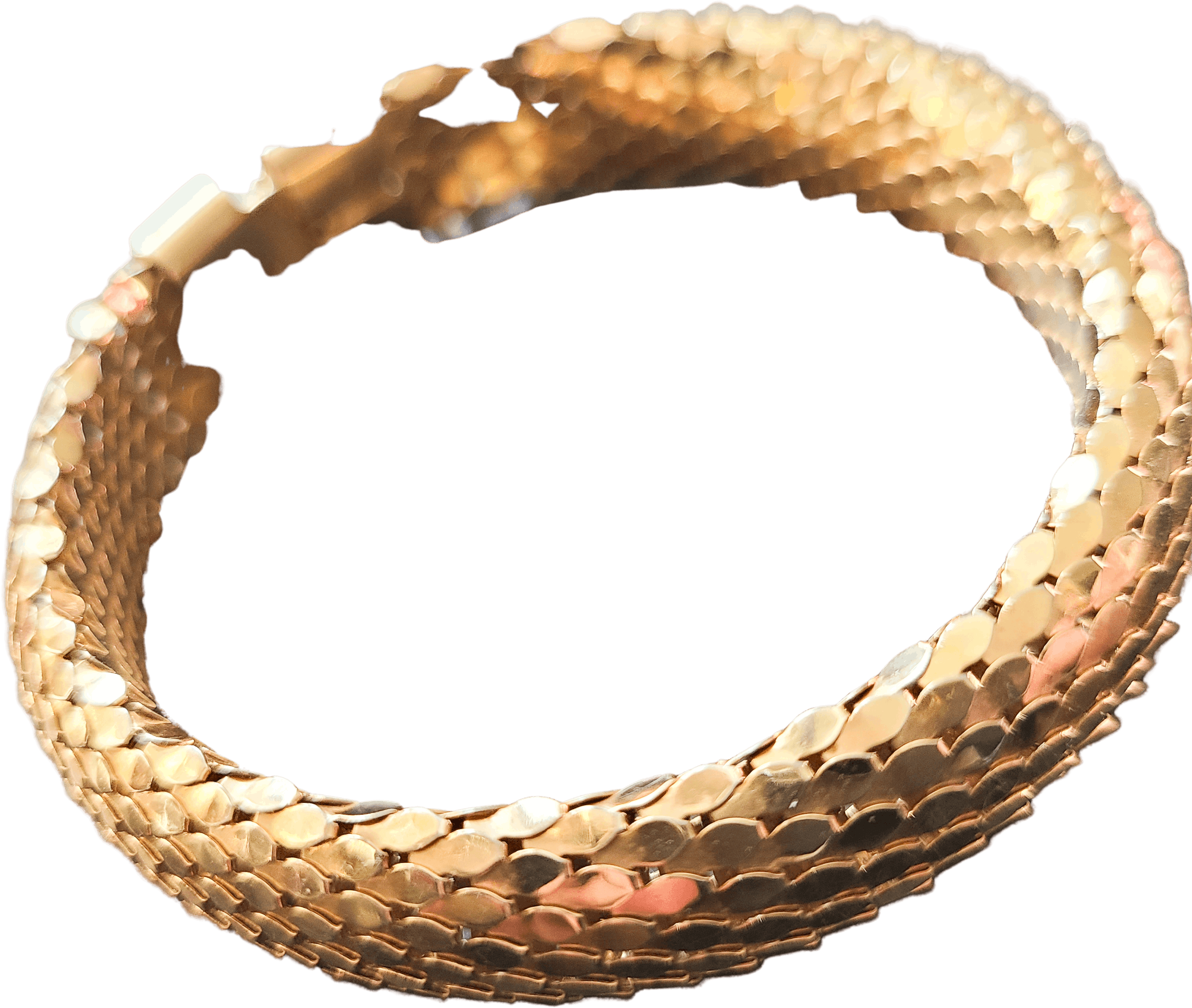 Vintage 60's Dragon Scale Snake Bracelet | Shop THRILLING