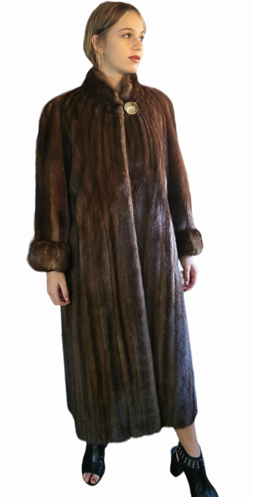 Vintage 40s/50s Lush Exquisite Full Length Mink Fur Coat | Shop THRILLING