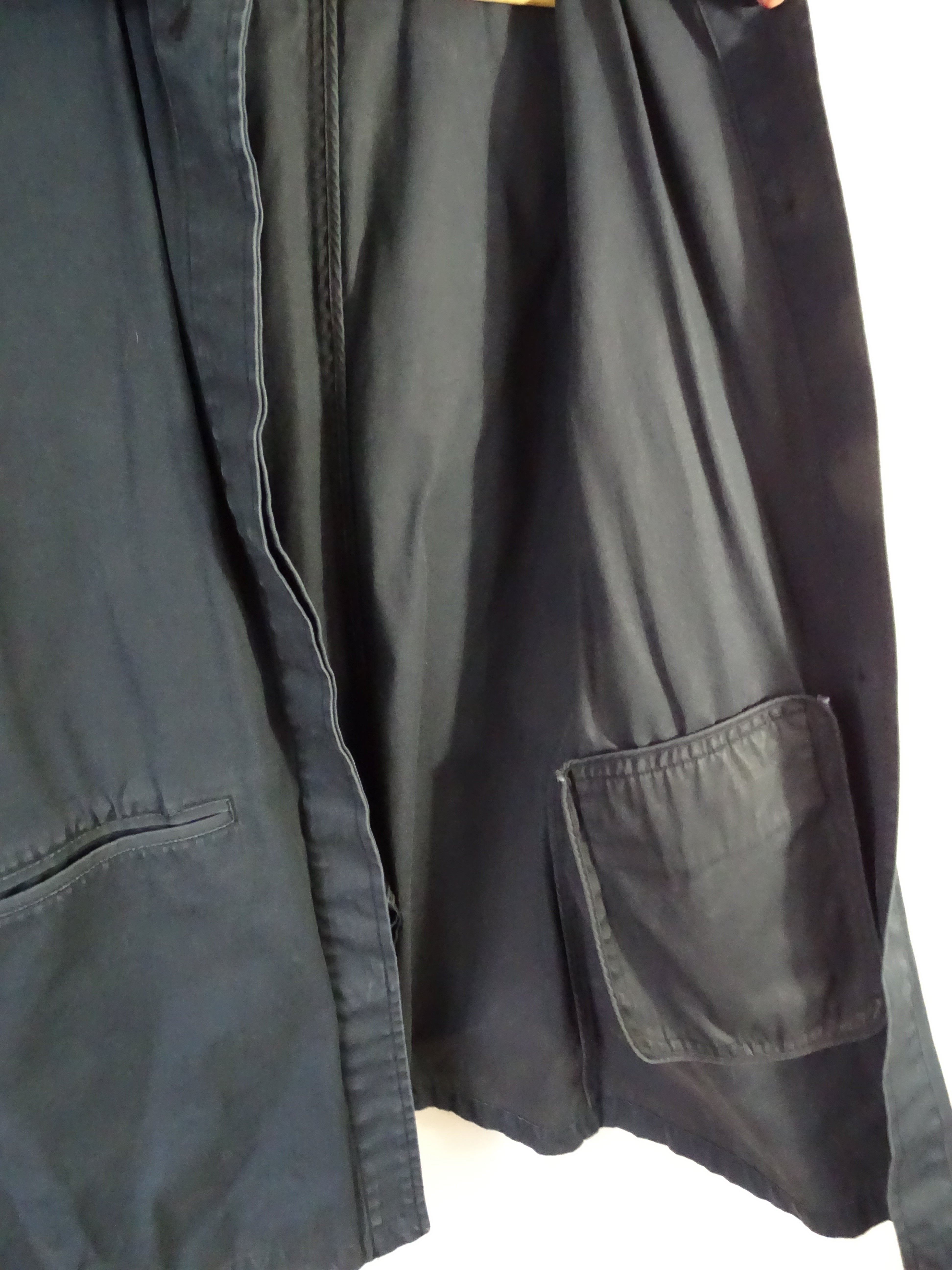 Vintage 80s Navy Blue Farm Barn Jacket Short Trench Coat By The Gap ...