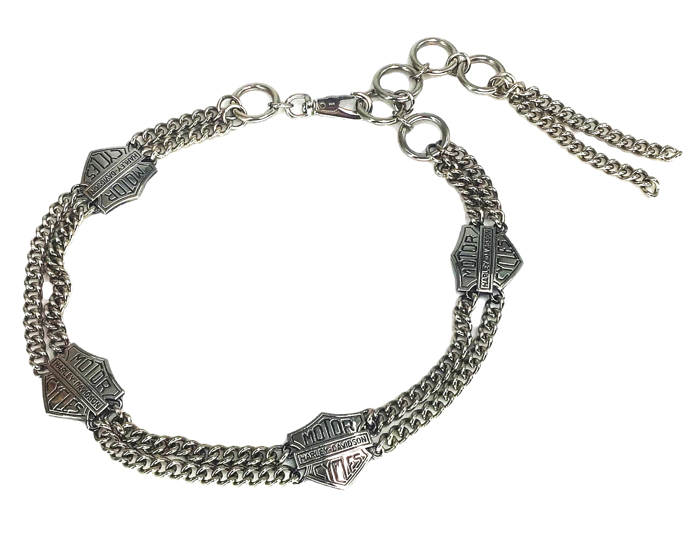 Vintage 90s Harley Davidson Chain Belt Silver By Harley-Davidson | Shop ...