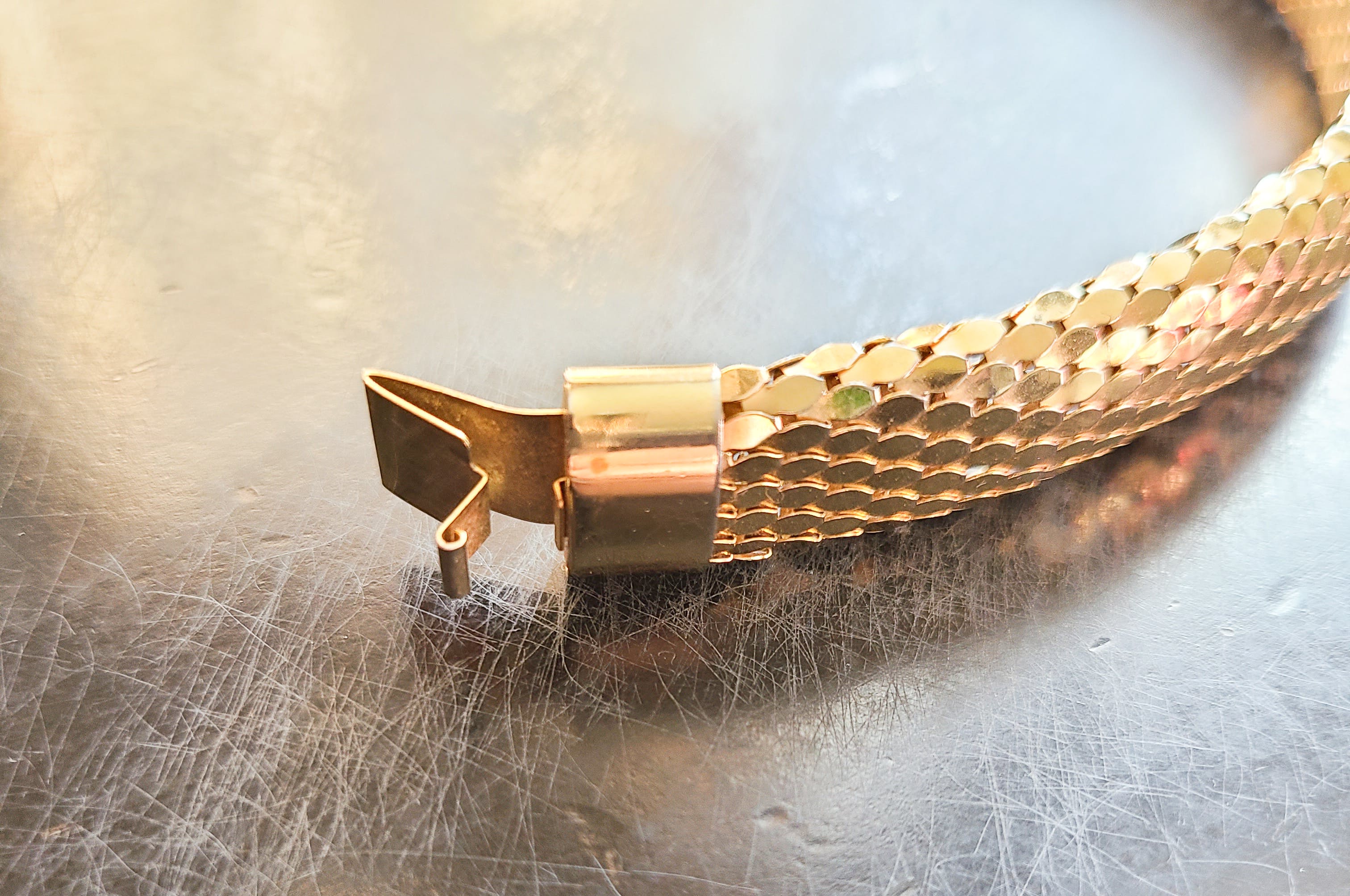 Vintage 60's Dragon Scale Snake Bracelet | Shop THRILLING