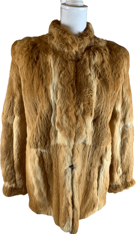 Vintage 70’s/80’s Soft Tan Fur Coat by Jacques Saint Laurent | Shop ...
