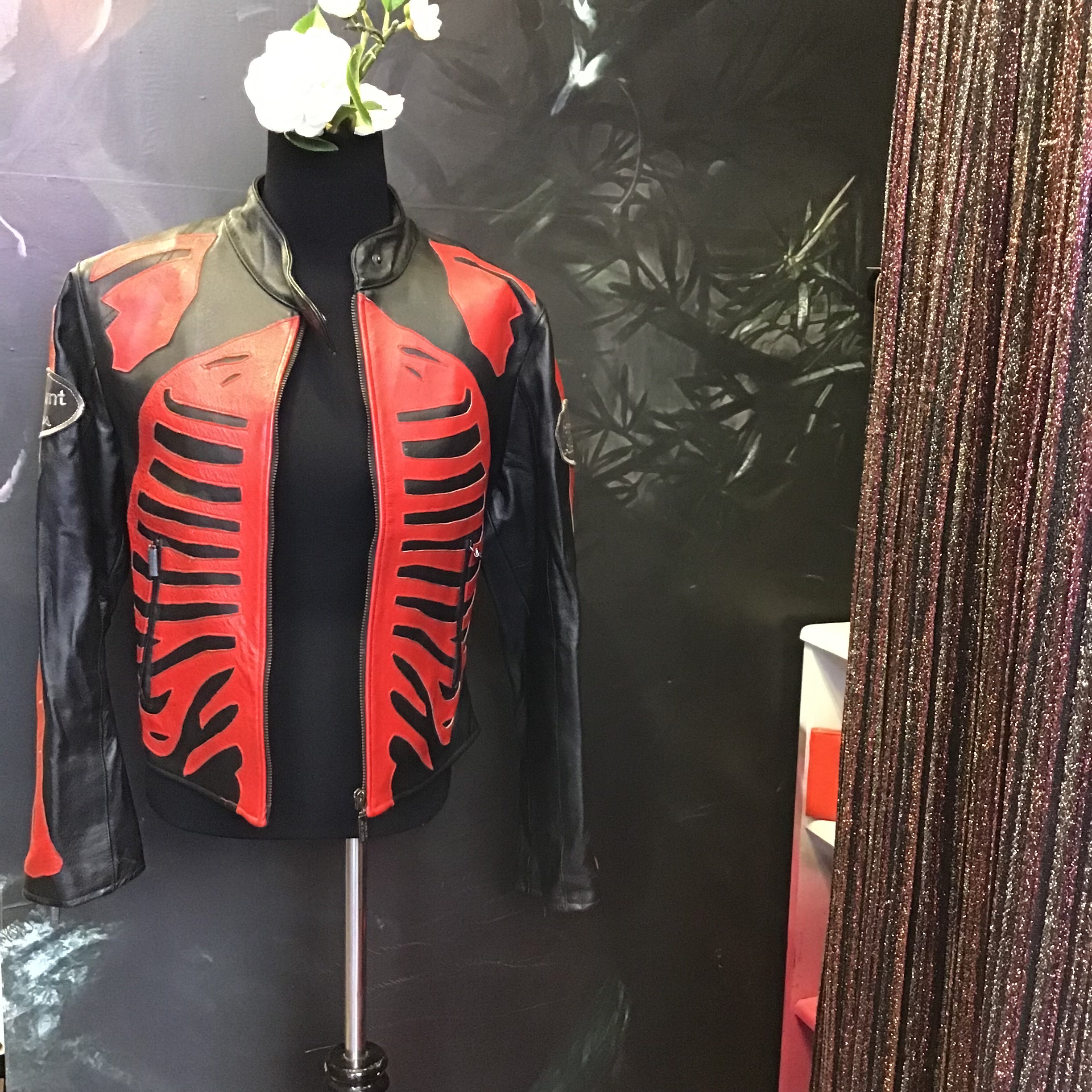 Vintage 00s Skeleton Leather Jacket By Paramount Leathers | Shop THRILLING