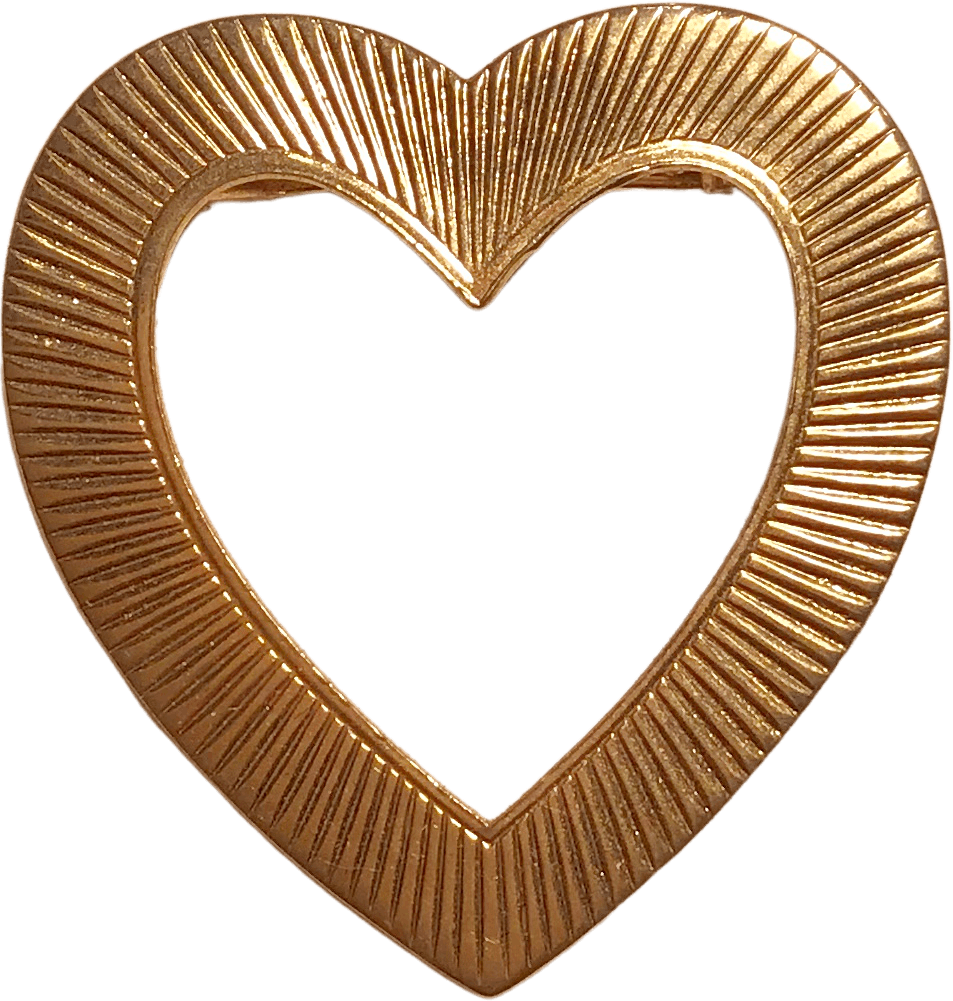 Vintage 80’s Gold Heart Pin | Shop THRILLING