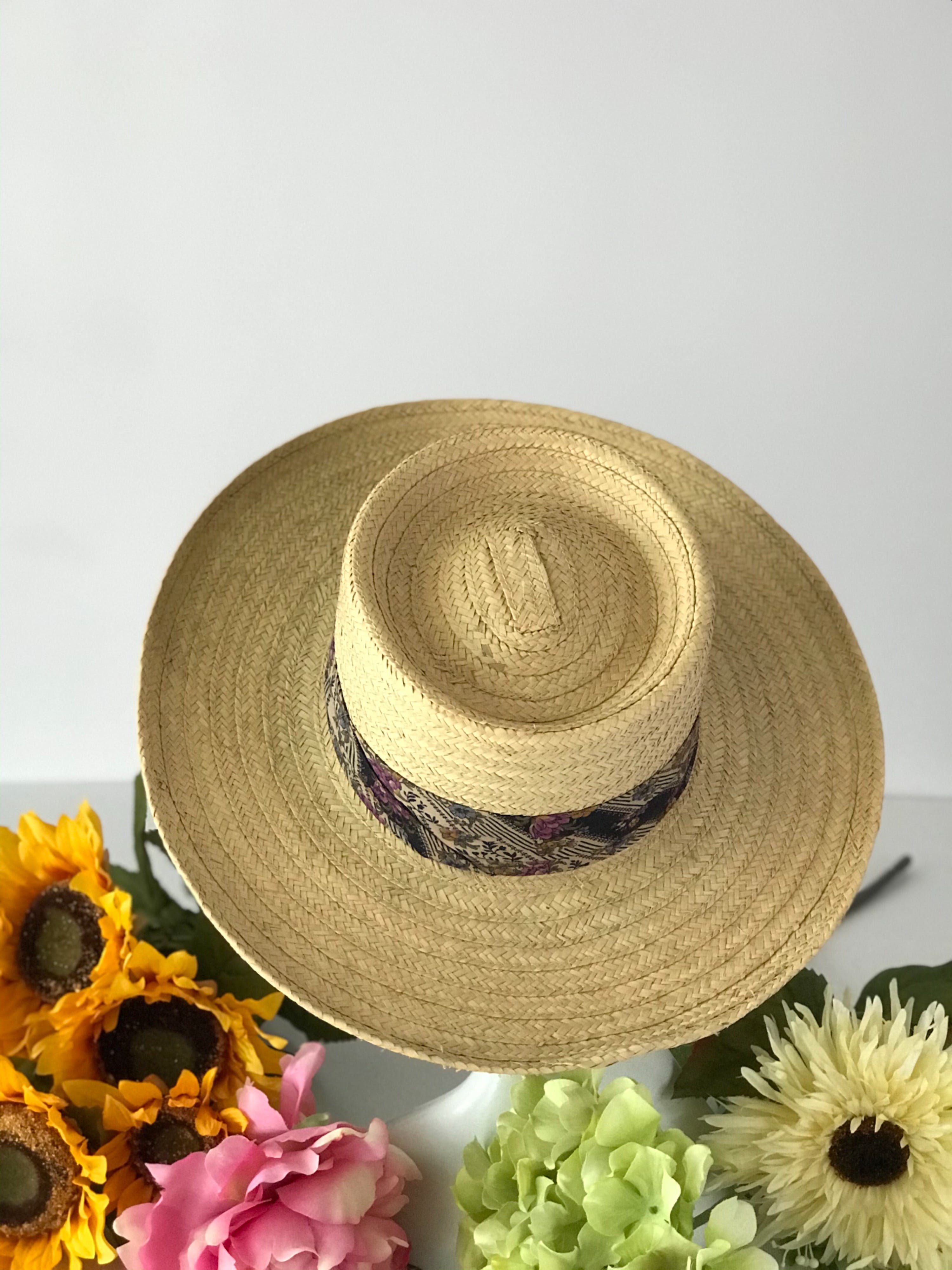 Vintage Floral Ribbon Straw Hat | Shop THRILLING