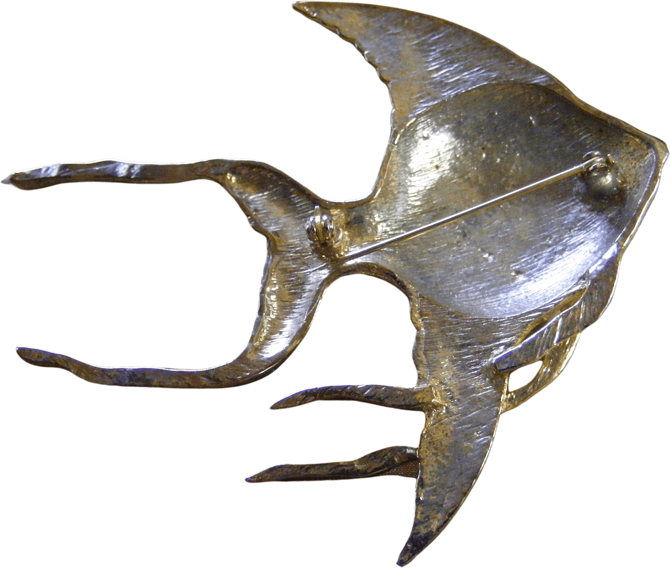 Vintage 80’s Fish Pin Lg 4" Enamel and Rhinestone Studded | Shop THRILLING