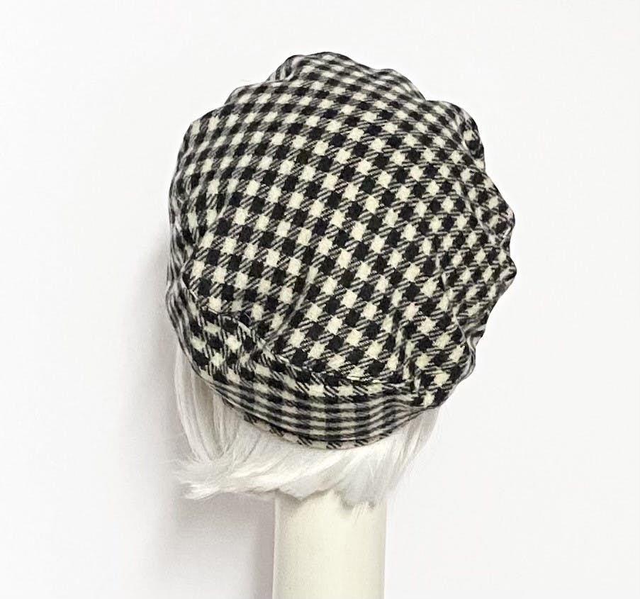 Vintage Checkered Wool Beret Hat | Shop THRILLING