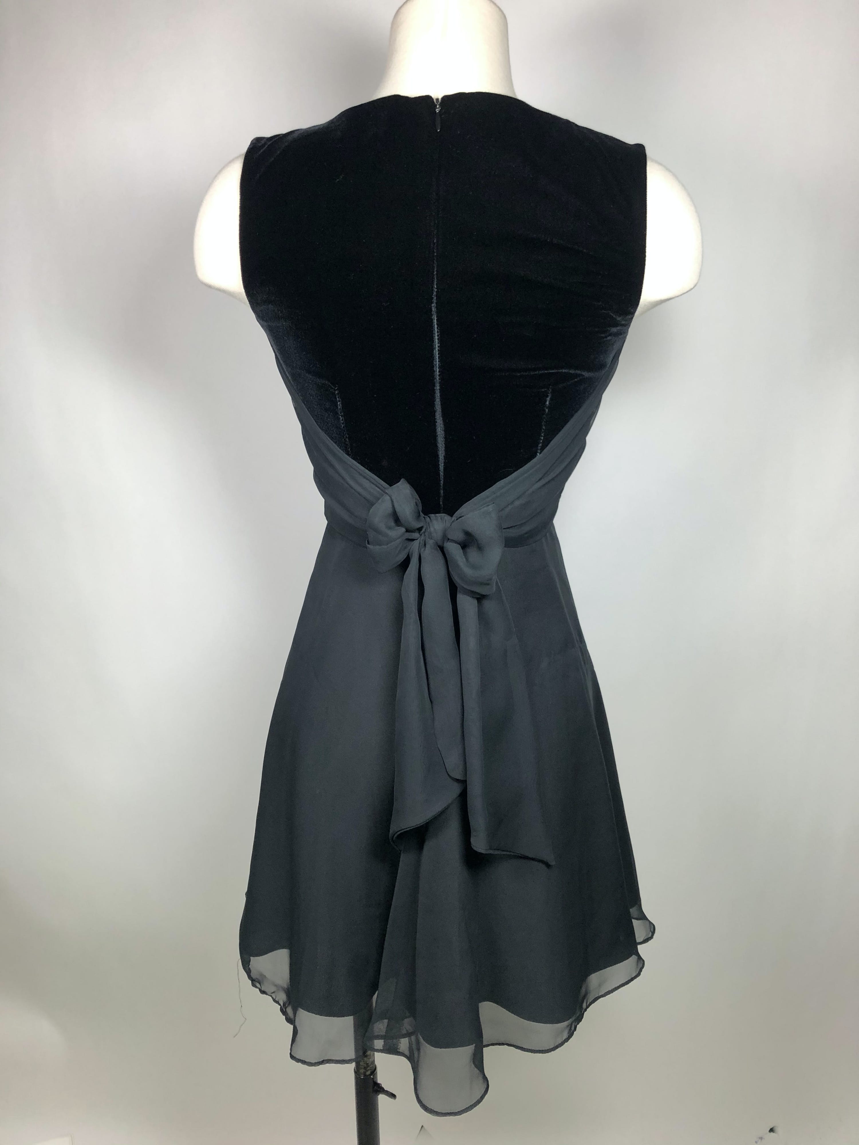 Vintage 90's Little Black Mini Skater Dress by Kenar Petites | Shop ...
