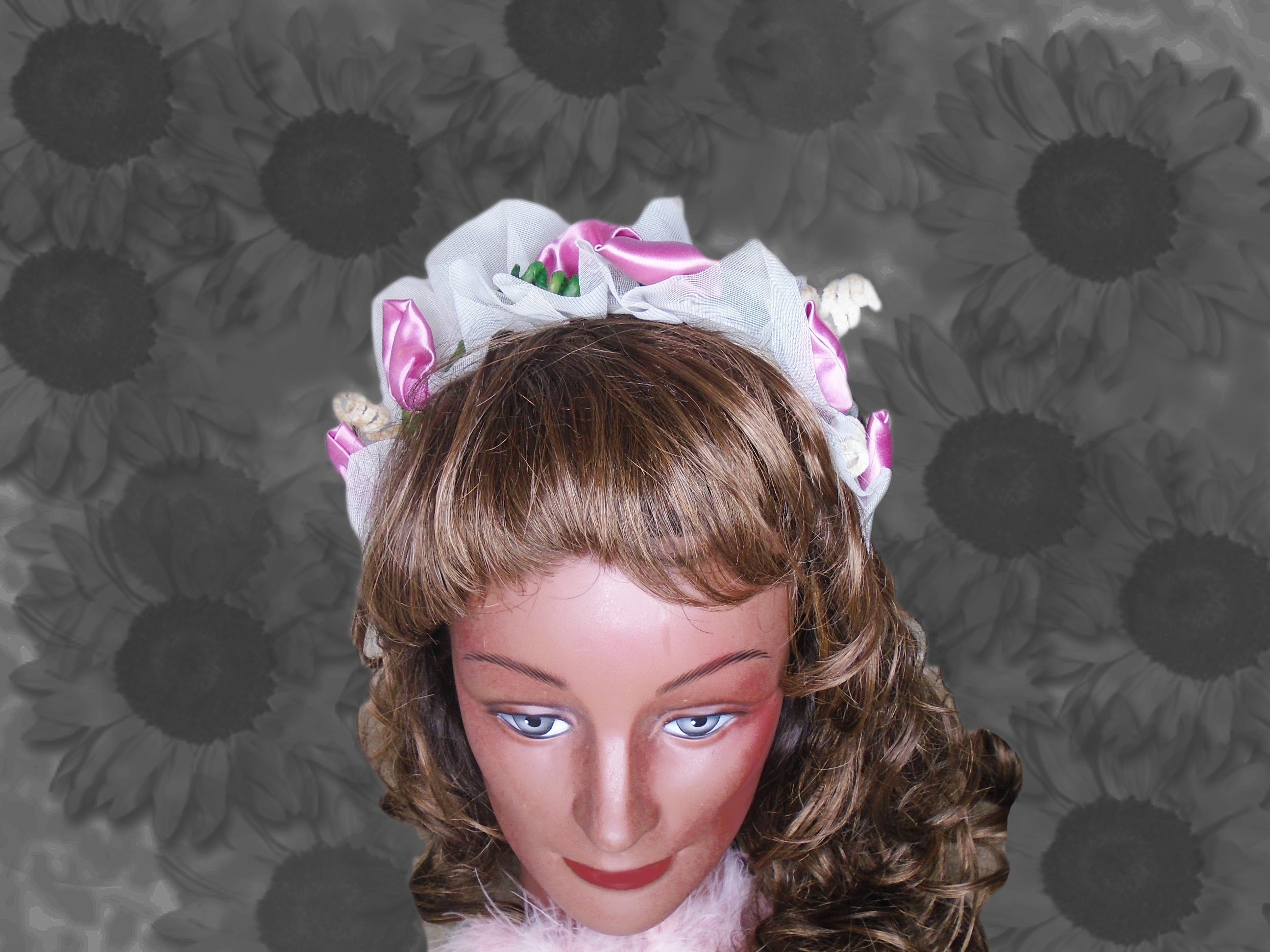 Vintage 40’s Bridesmaid Floral Headband Rosebud Headpiece | Shop THRILLING