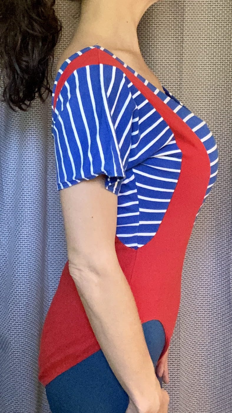 Vintage 80’s Danskin Stripes Faux Suspender Leotard by Danskin | Shop ...