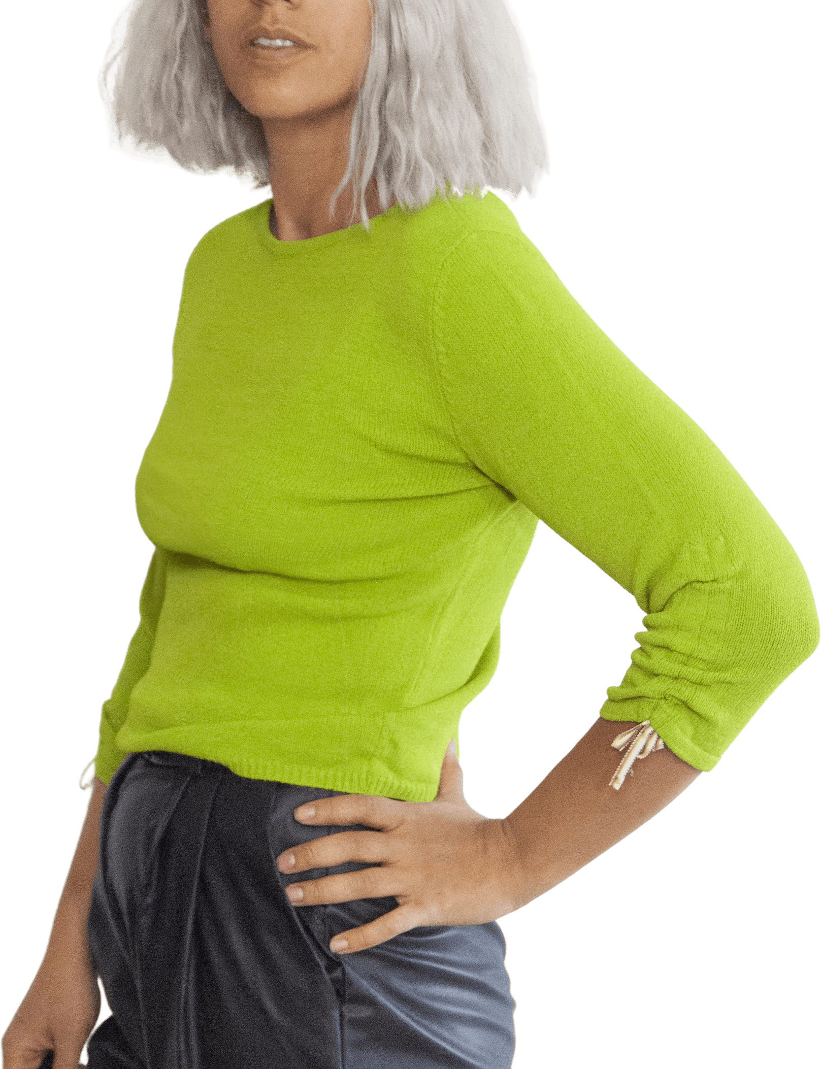 Vintage 00's Green Handloomed Sweater by Duna | Shop THRILLING