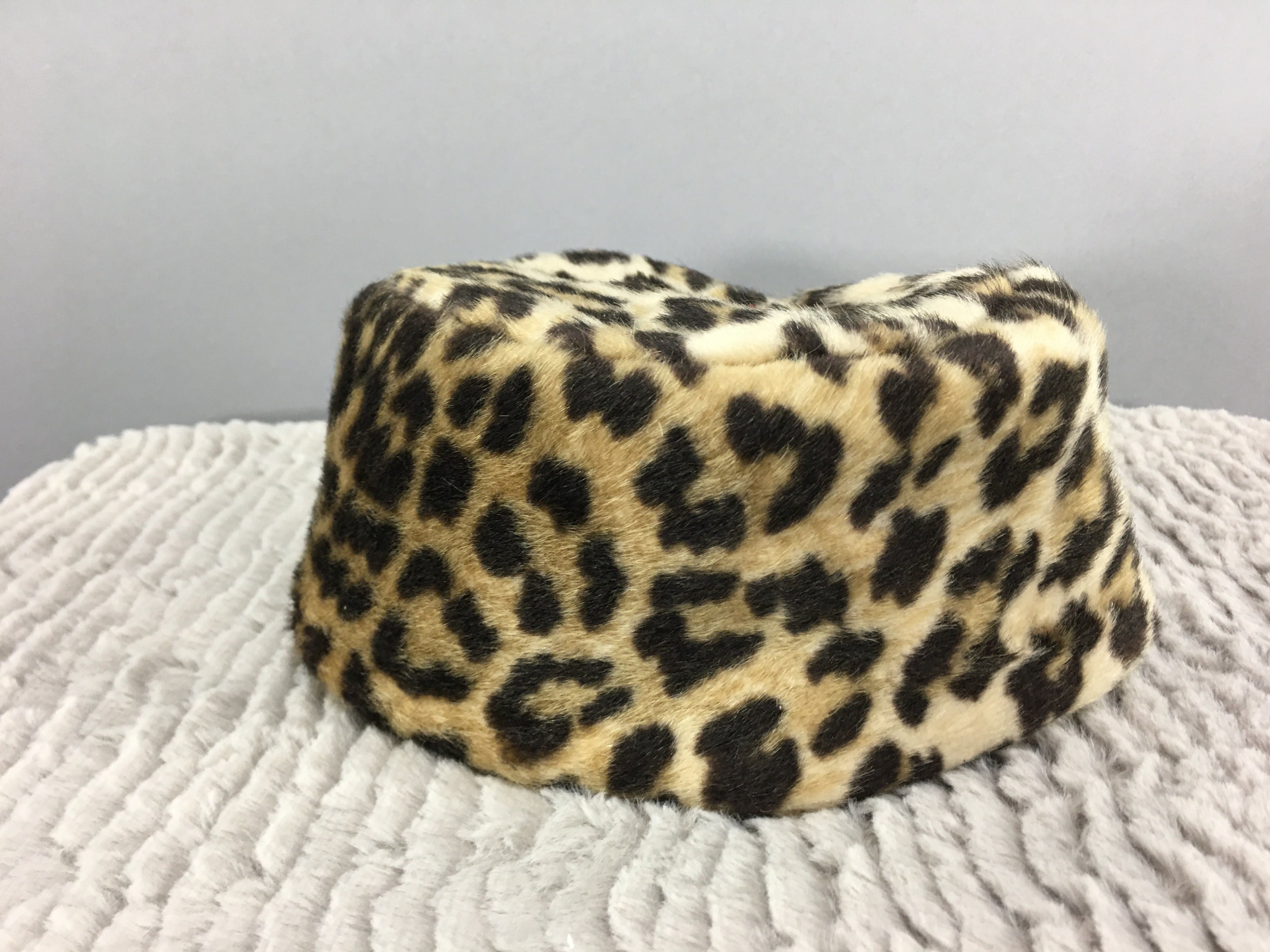 Vintage 60’s Faux Fur Leopard Pill Box Hat | Shop THRILLING