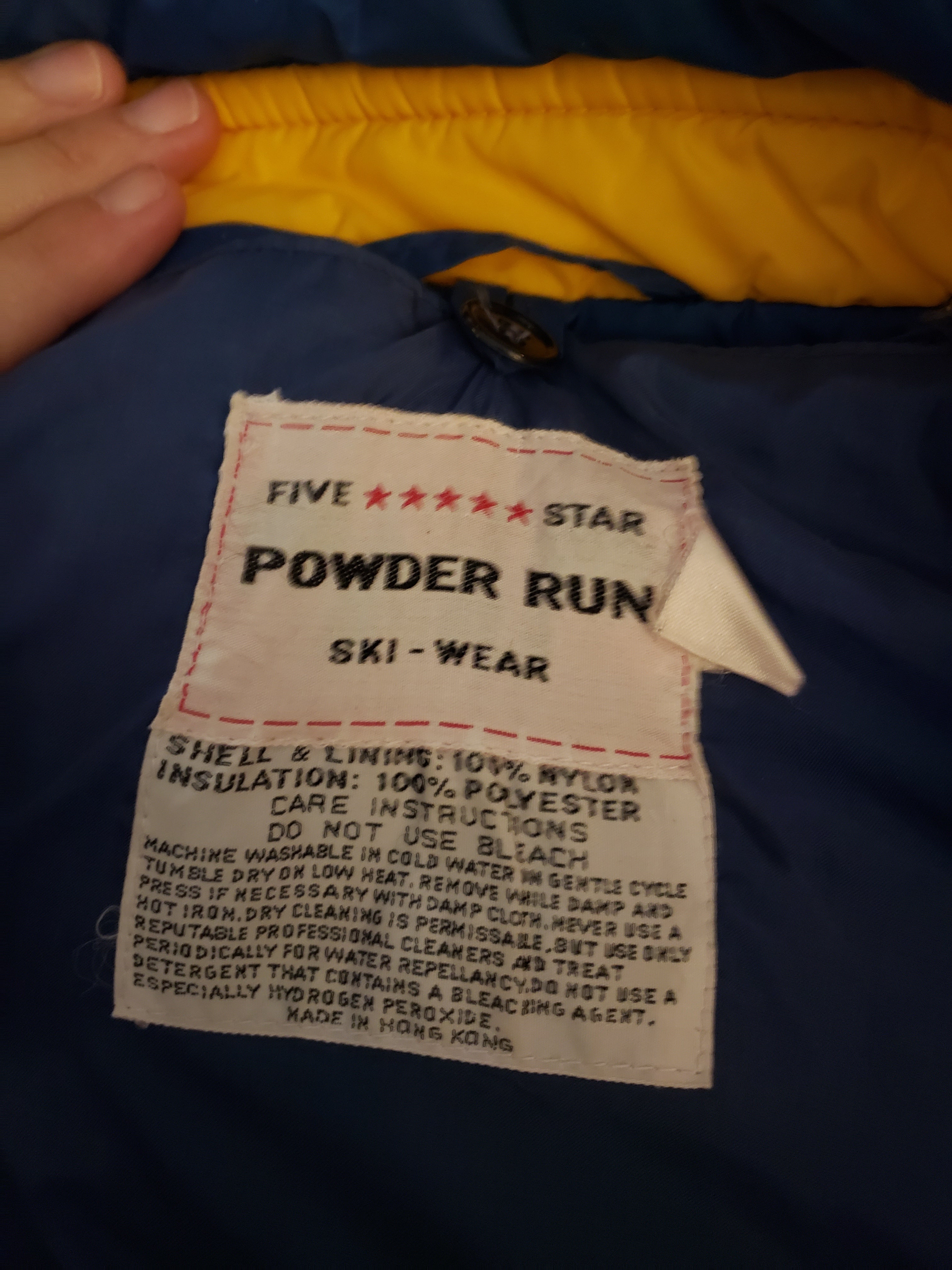 Vintage 80s Ski Jacket By Powder Run | Shop THRILLING