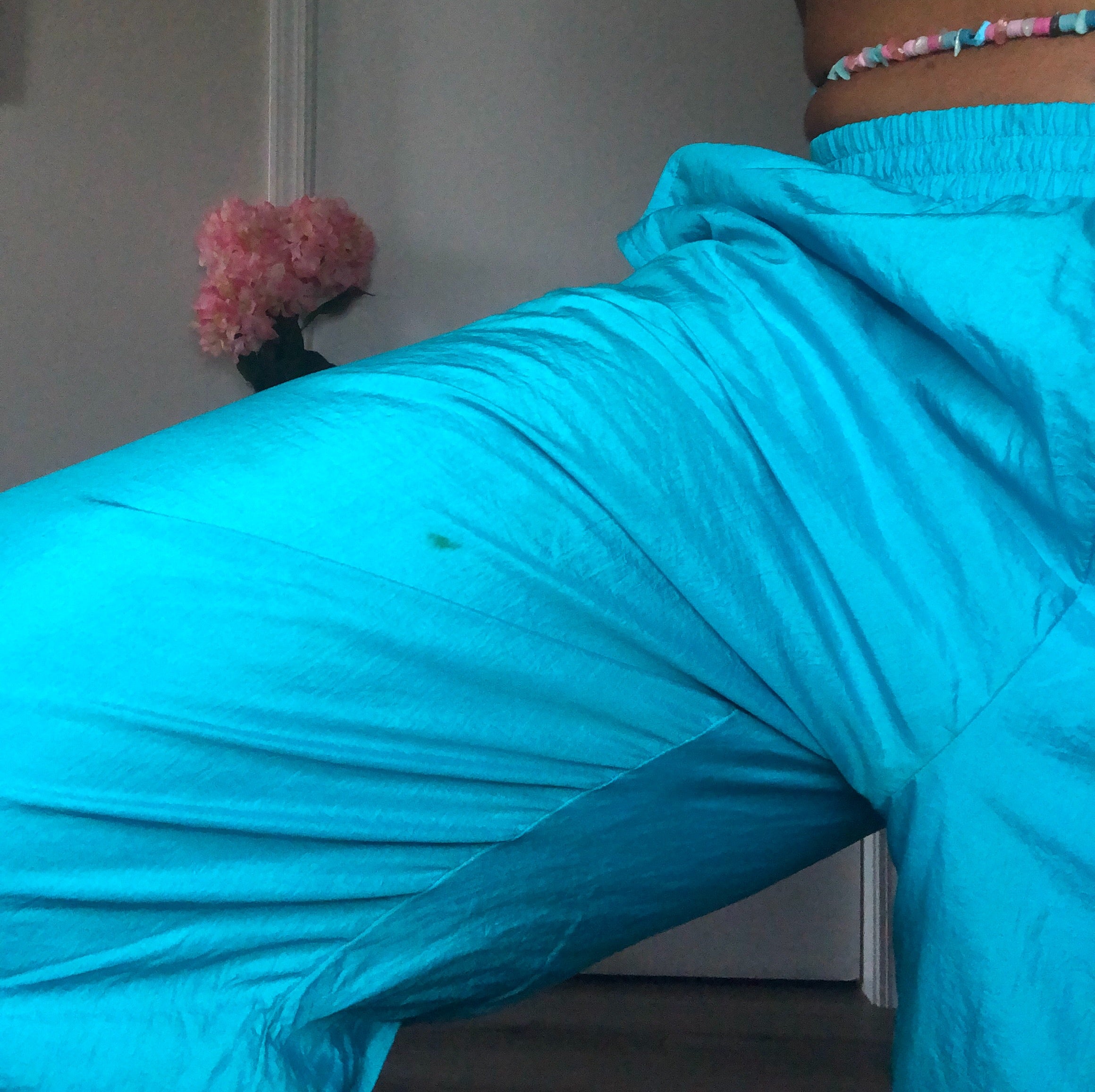 Vintage Baby Blue Retro Sweatpants | Shop THRILLING