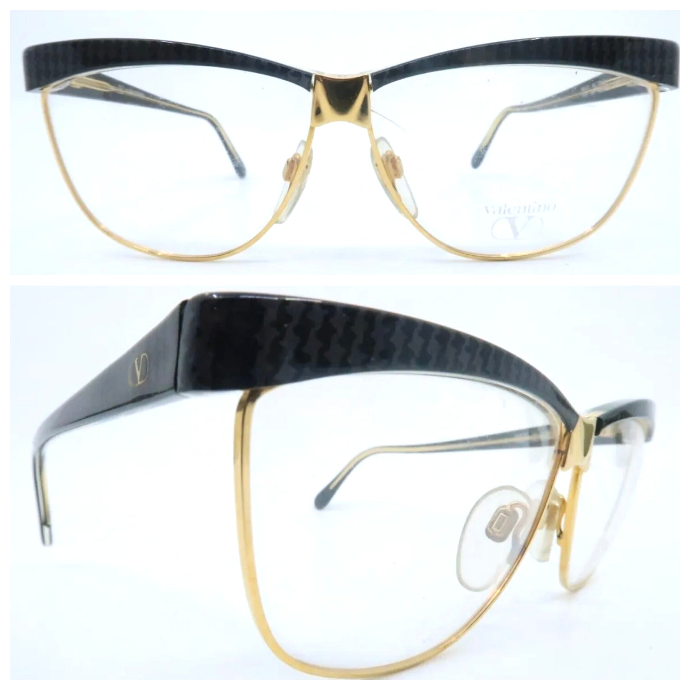 Vintage 80s Eyeglasses/frames Mod V400, Made In Italy, Nos By Valentino ...