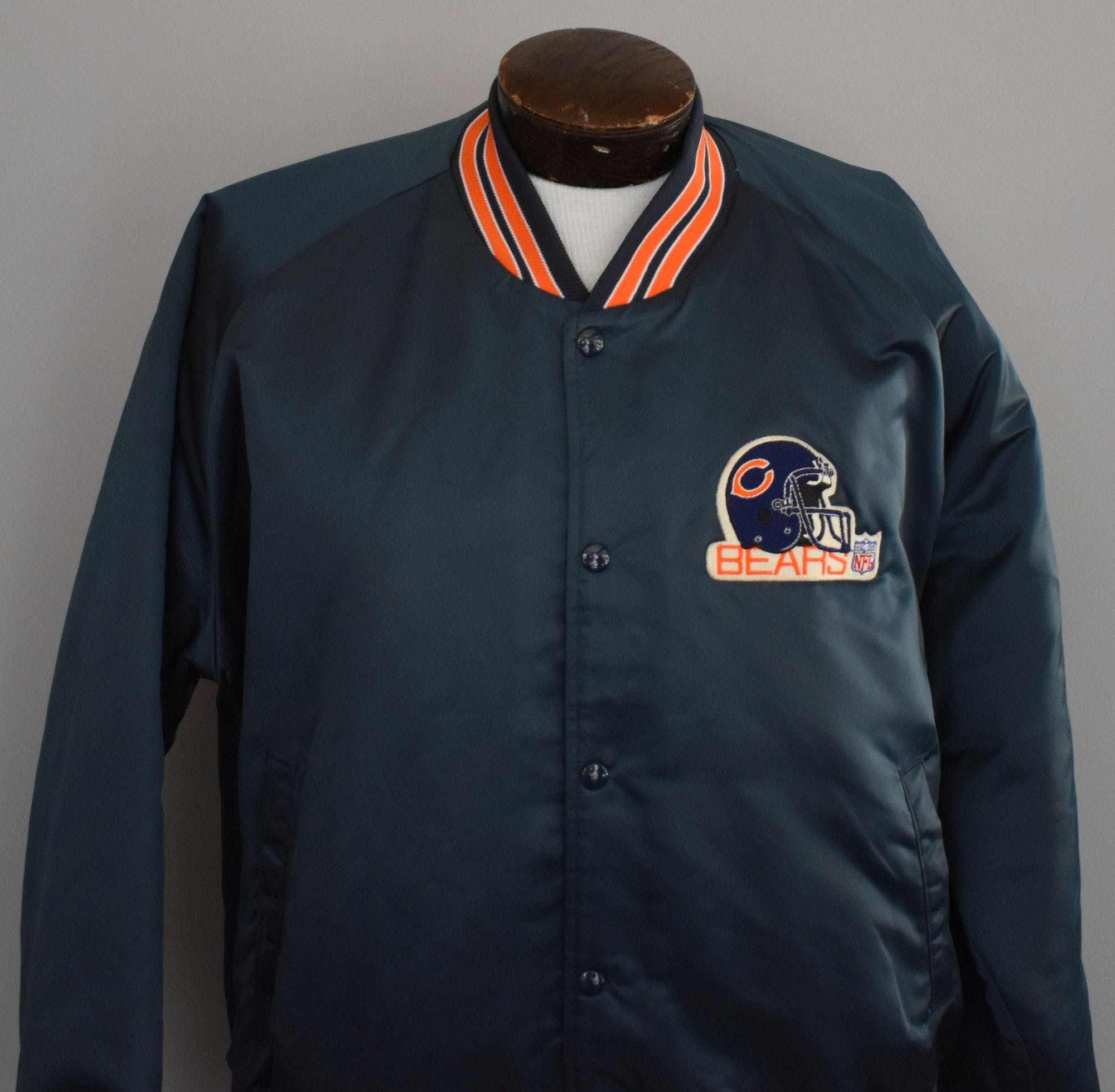 Vintage 80's Chicago Bears Satin Jacket by Chalk Line | Shop THRILLING