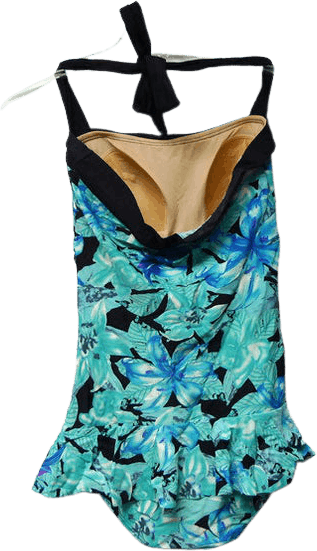 Vintage 90's Floral Print Mini Skirted Bathing Suit by Shore Shapes ...