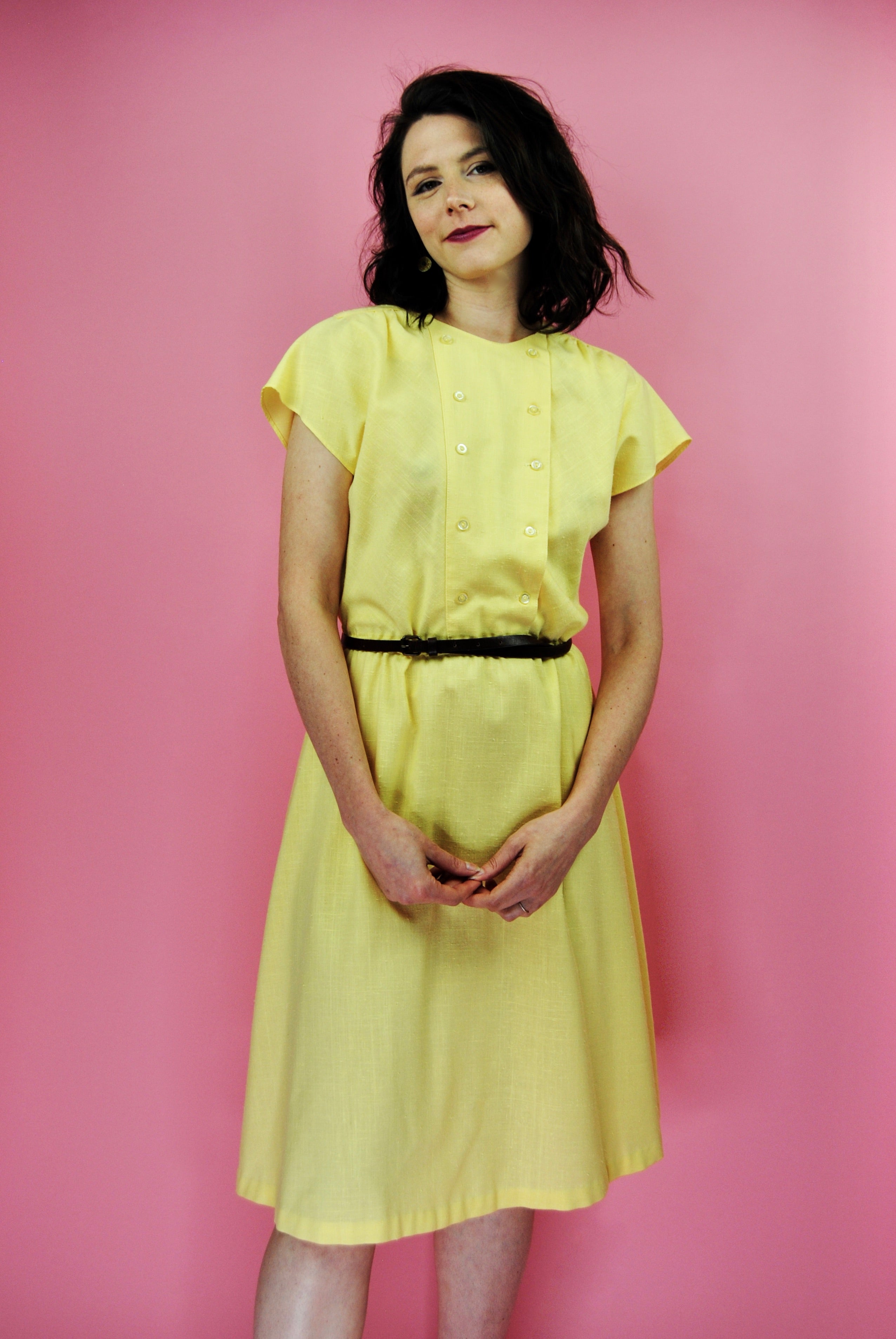 Vintage 80s Yellow Sun Dress Set With Jacket By Nassau Miss | Shop ...