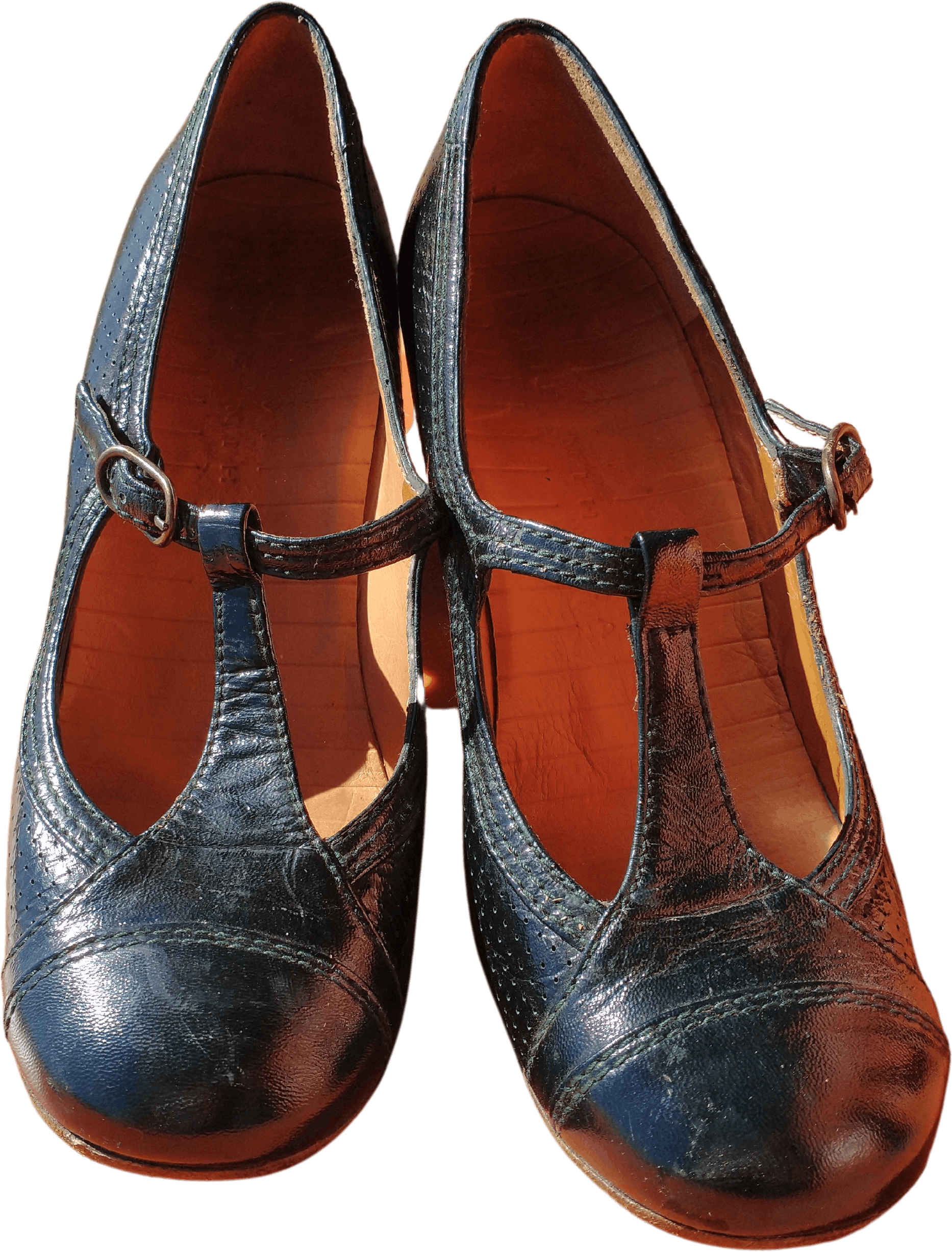 Vintage 90's Black Leather Heels Real Leather Made In Spain by Chie ...