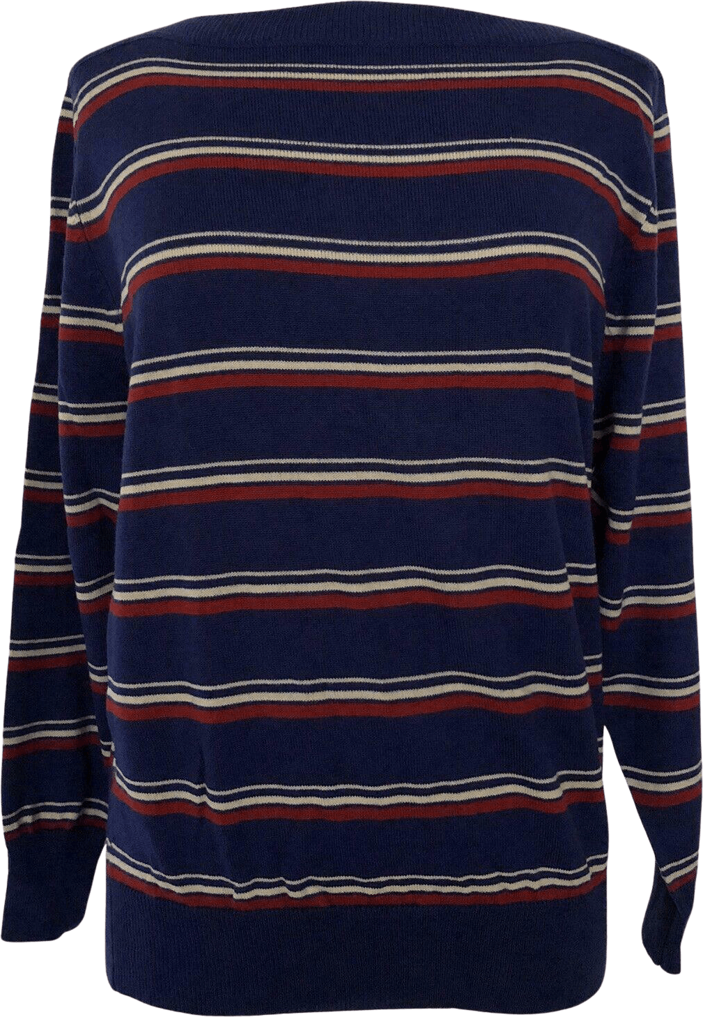 Vintage 70's/80's Blue Red and White Striped Sweater | Shop THRILLING