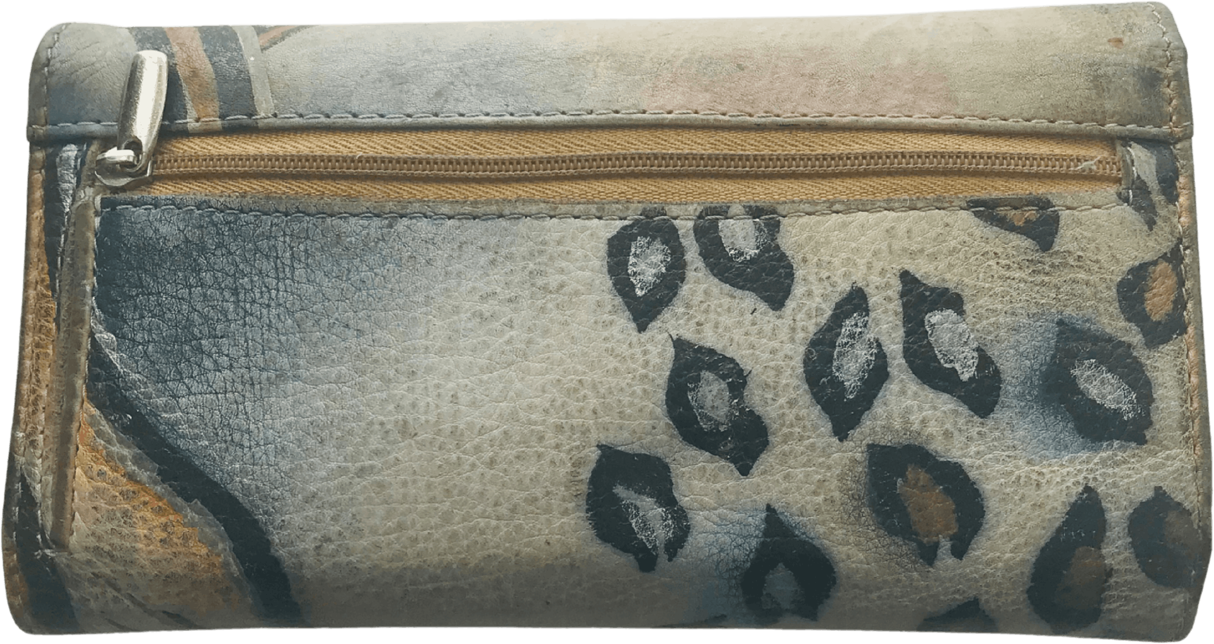Vintage Hand Painted Leather Butterfly Wallet | Shop THRILLING