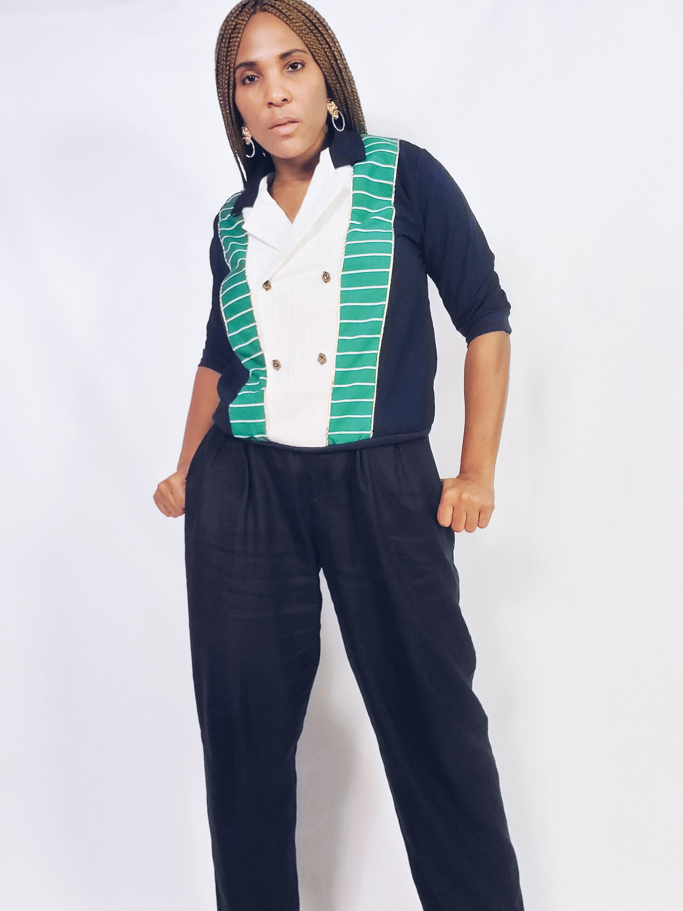 Vintage 80s Nautical Style Top By Remo | Shop THRILLING