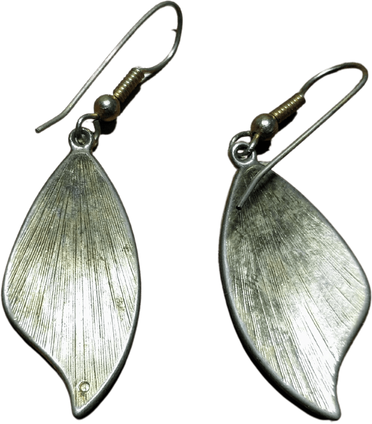 Vintage Peach and Yellow Abstract Dangle Earrings | Shop THRILLING
