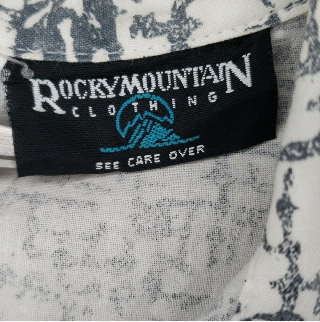 Vintage Abstract Print Western Shirt By Rocky Mountain | Shop THRILLING