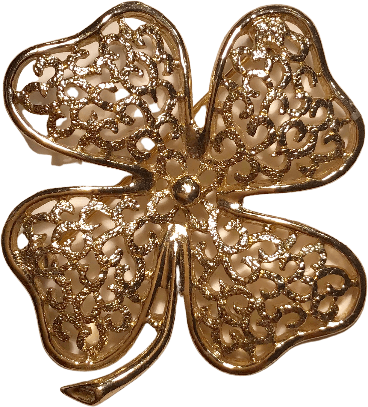 Vintage Four Leaf Clover Pin | Shop THRILLING