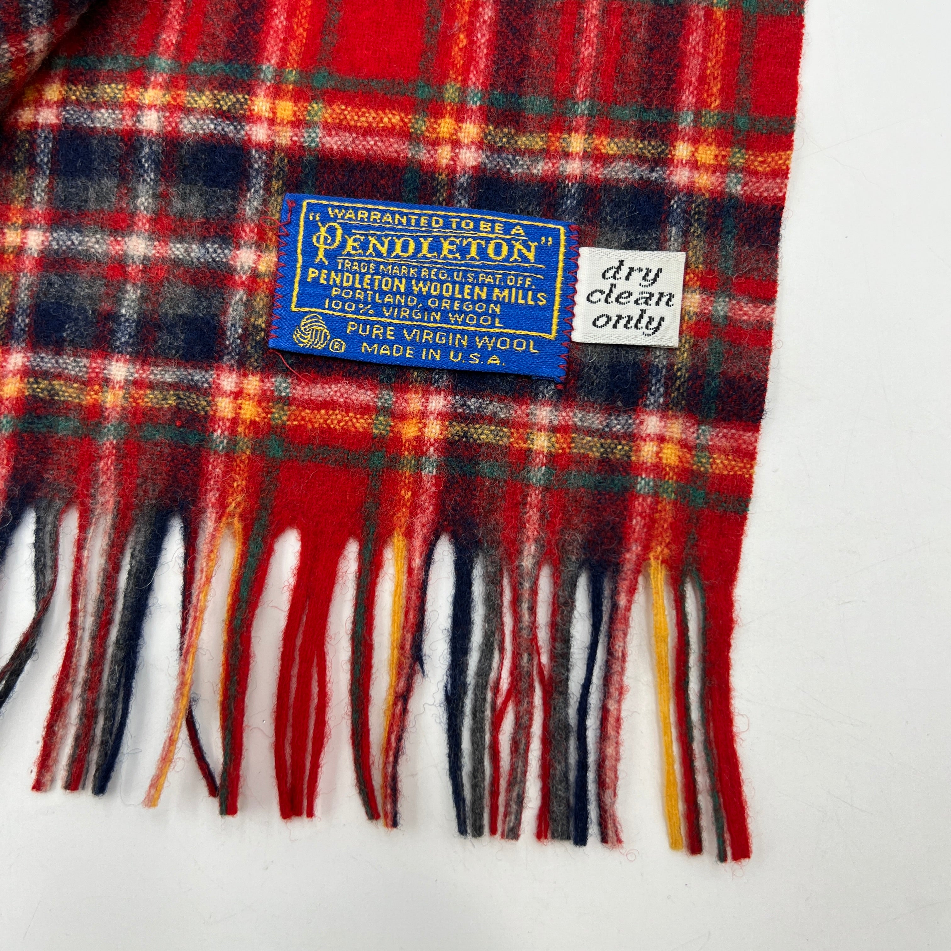 Vintage 70s/80s Wool Plaid Scarf Preppy Dark Academia Christmas By ...