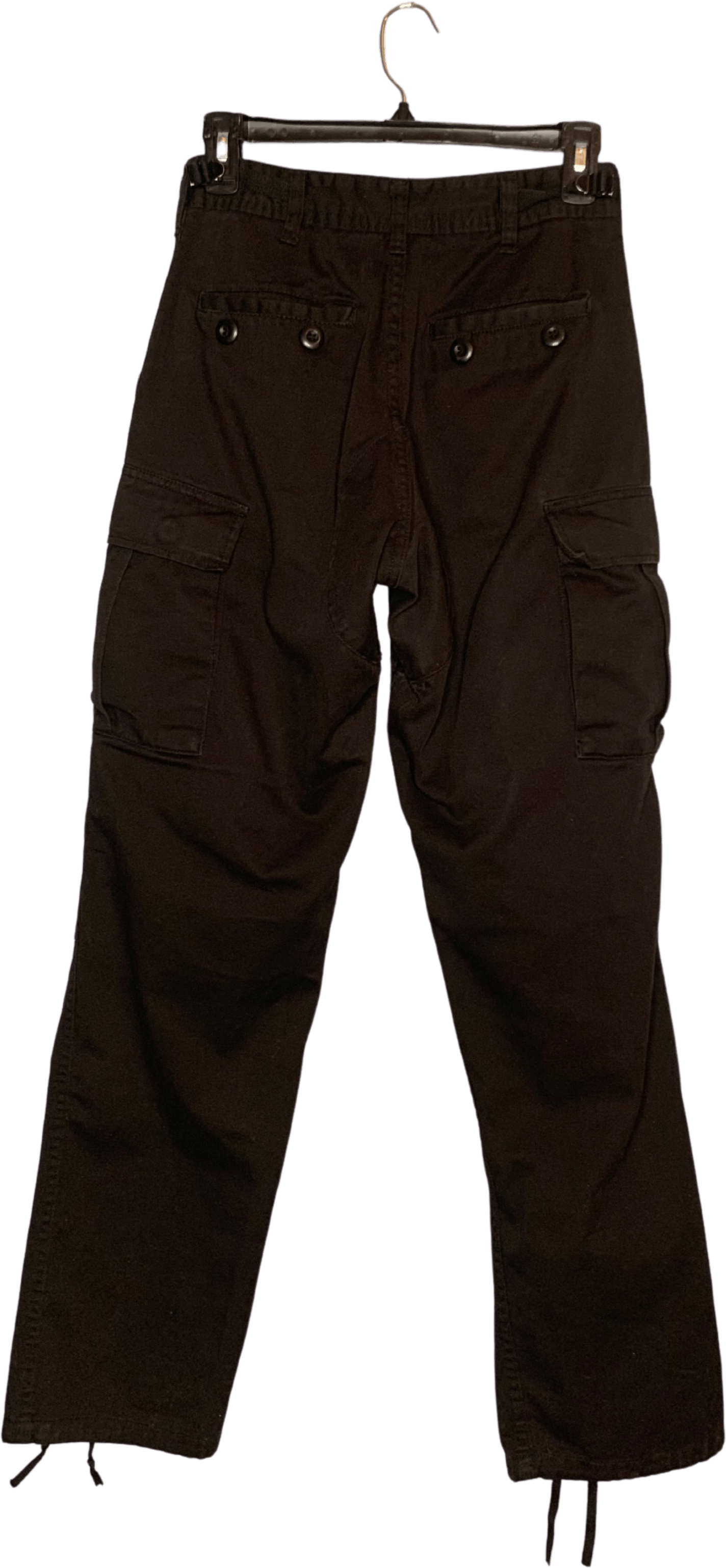 Vintage Black Tactical Button Fly Cargo Pants | Shop THRILLING