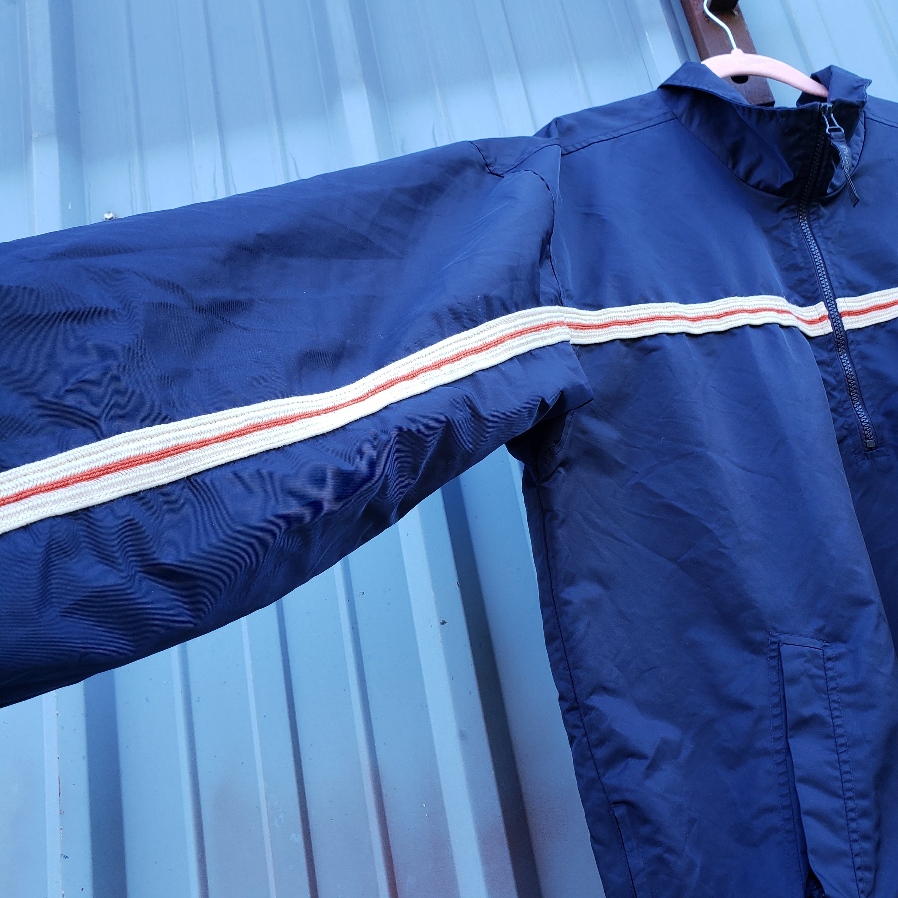 Vintage 80's/90's Nylon Half Zip Up Track and Field Jacket by ...