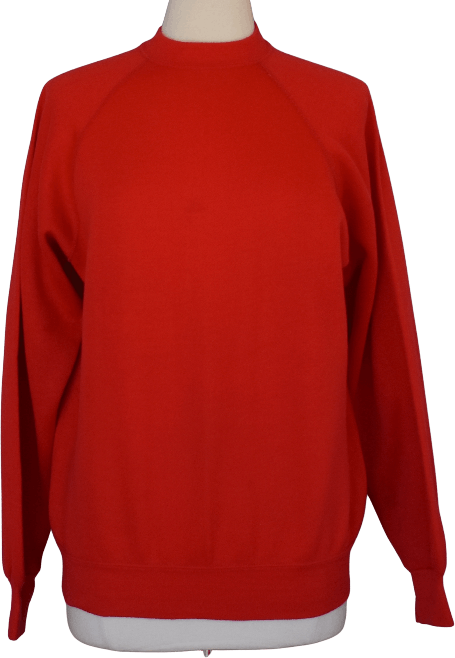 Vintage 80's True Red Raglan Sweatshirt | Shop THRILLING