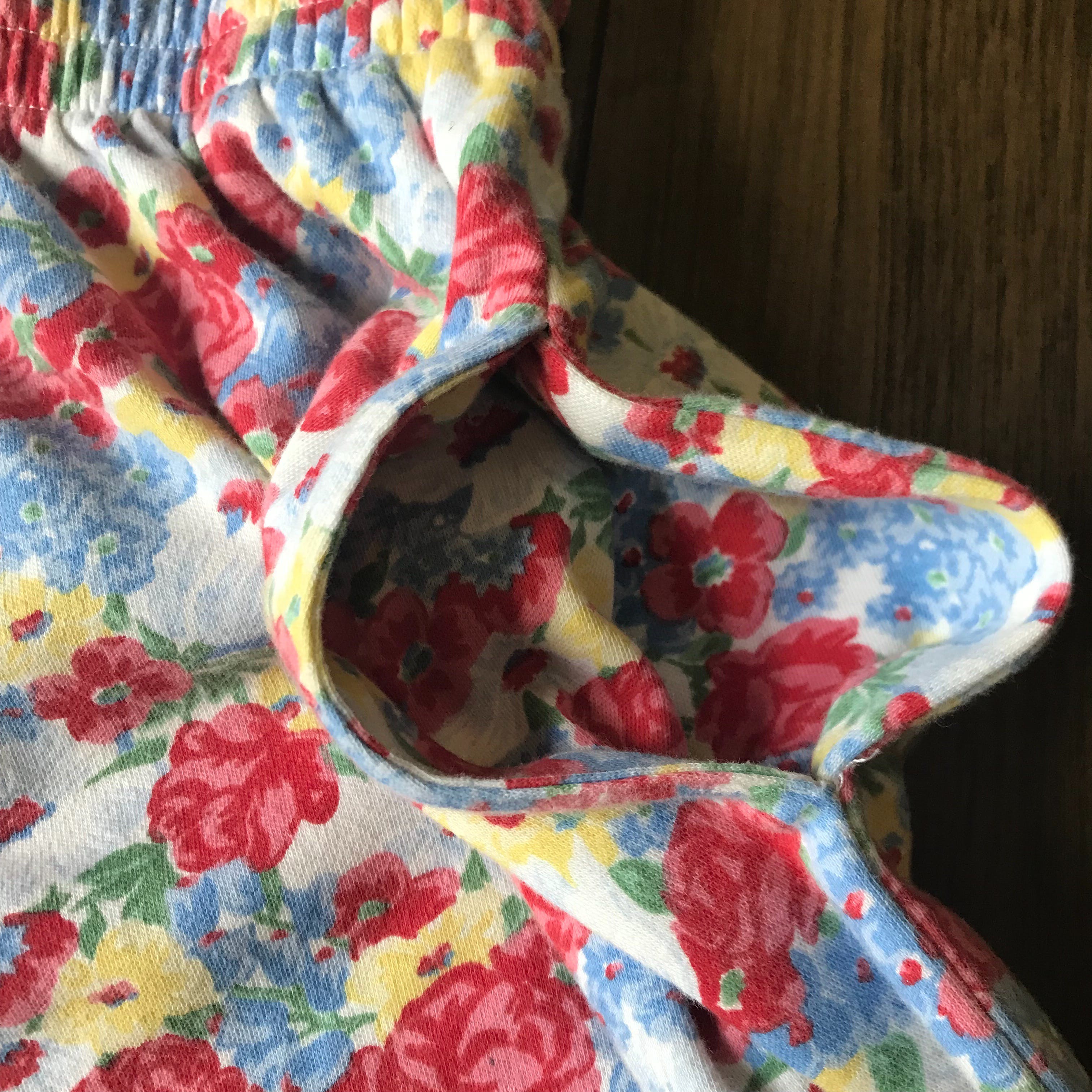 Vintage 80’s Floral Shorts Blue Yellow Red by Koret | Shop THRILLING