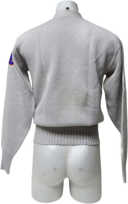 Vintage 60's "S" V-Neck Varsity Wool Sweater by Art Knitting Mills ...